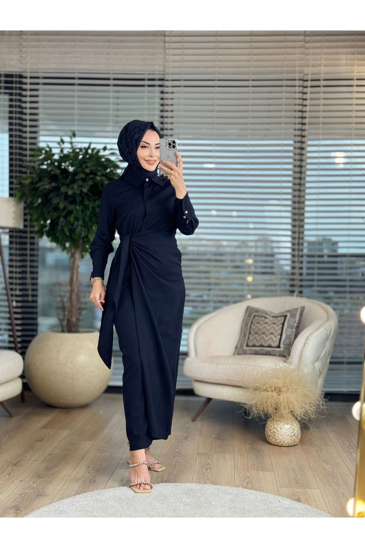 ALANURMODA Keten Yandan Bağlamalı Elbise Fiyatı, Yorumları - Trendyol