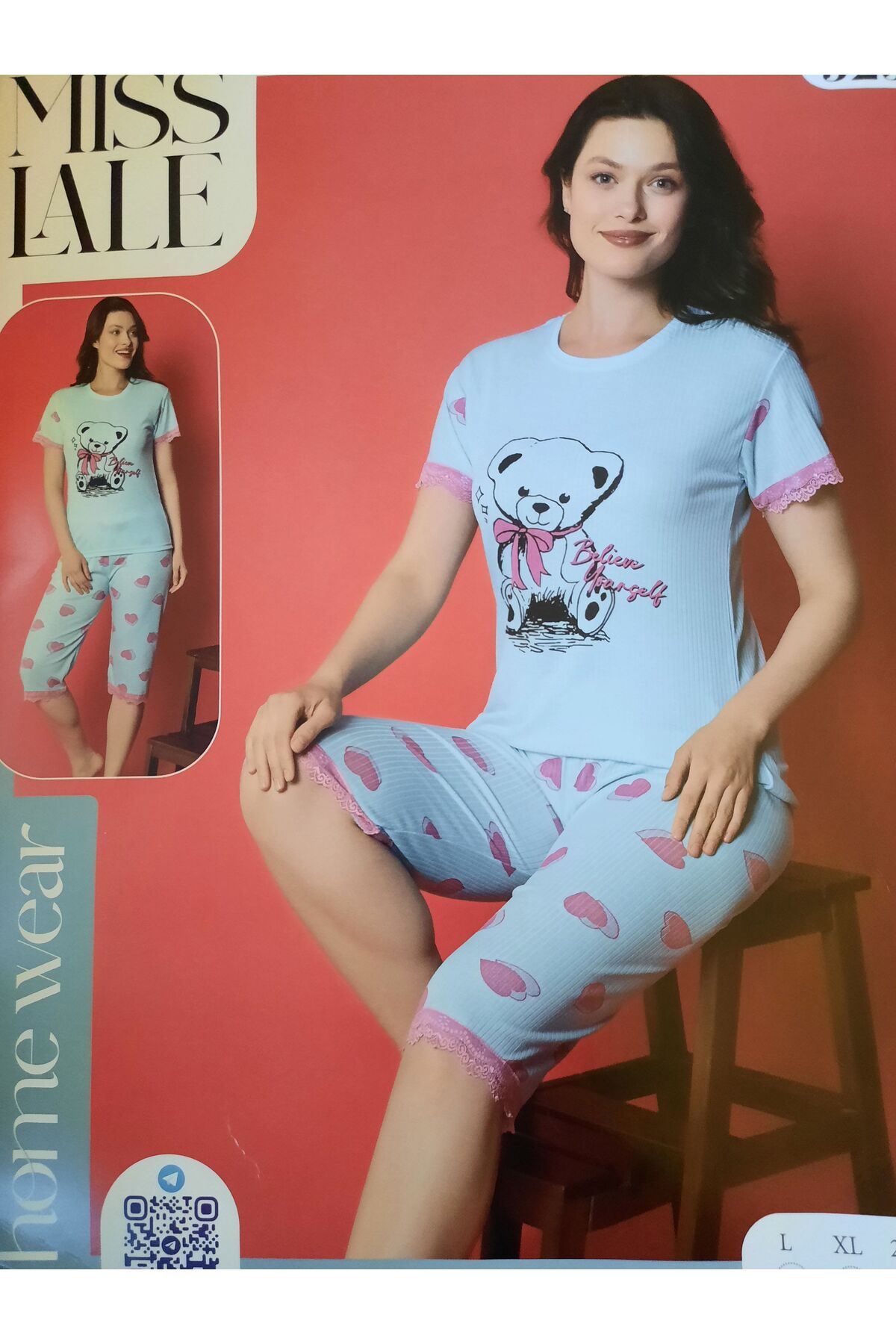 Emir Store Kısa kollu kaprili kadın pijama takımı gecelik - Fiyatı ...