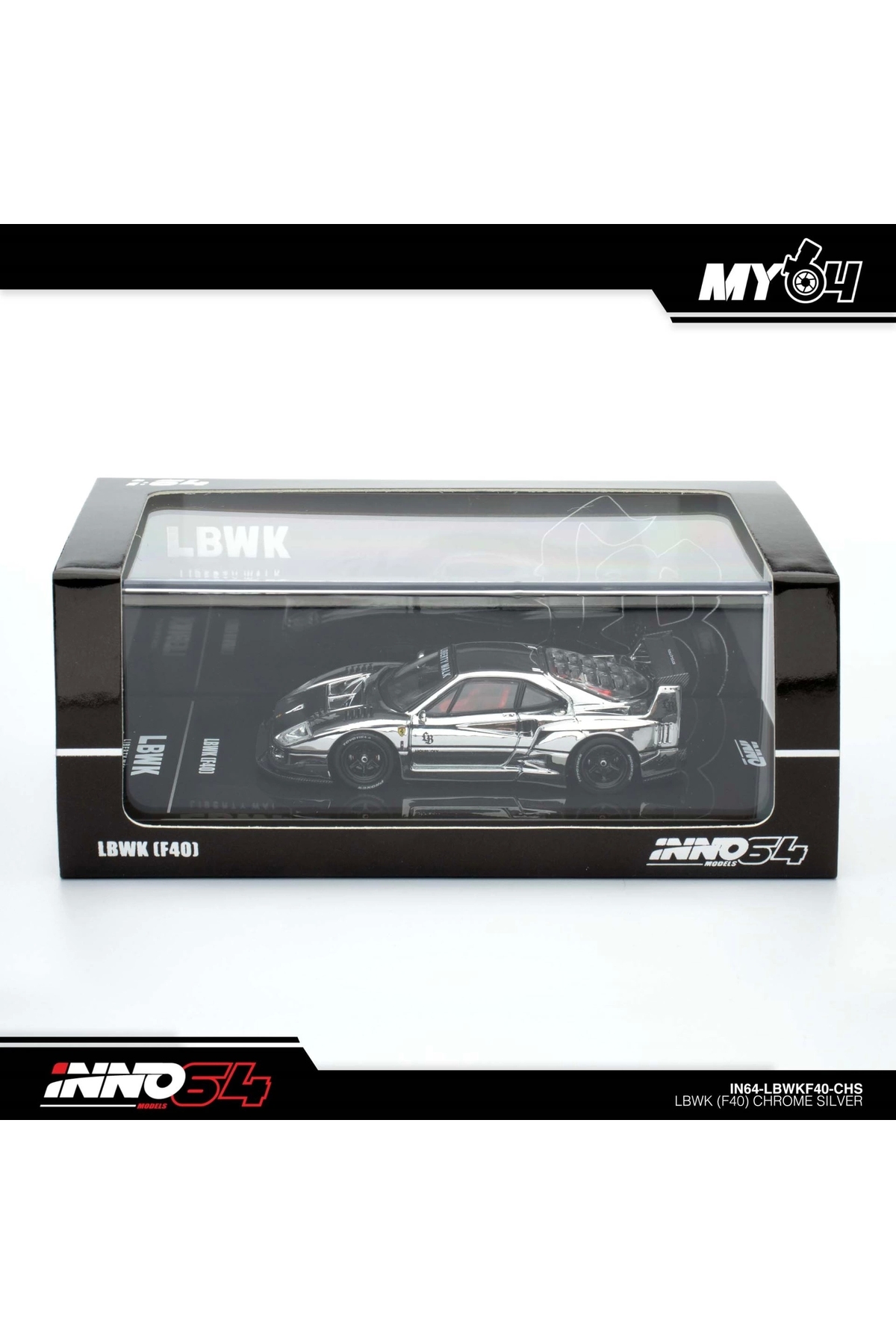 Inno 64 Models Inno 1/64 Lbwk (F40) Chrome Silver - Fiyatı, Yorumları