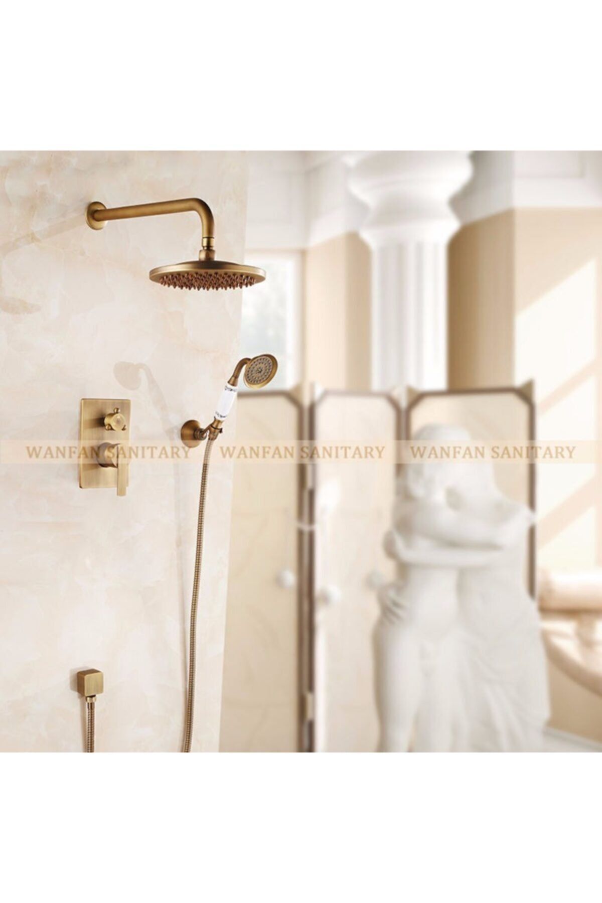 OEM Banyo Bataryası Antik Duş Seti Özel Ankastre Model Yeni 5 Yıl ...