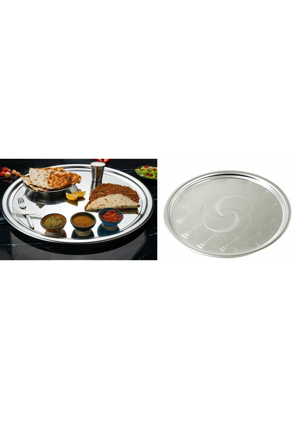 Eminox Paslanmaz Çelik Sini Tepsi Yer Sofrası 57 Cm 11 No Fiyatı ...