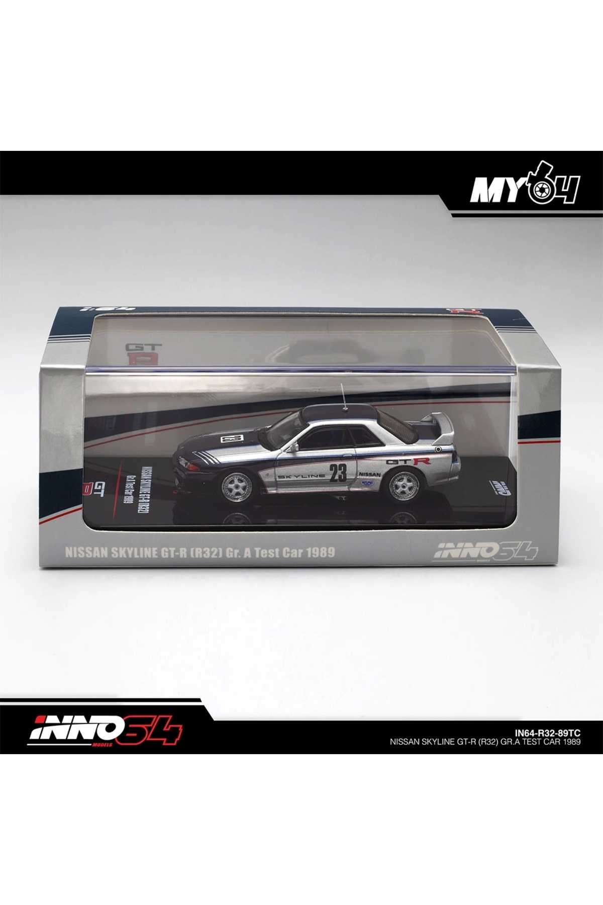 Inno 64 Models Inno 1/64 NISSAN SKYLINE GT-R (R32) Gr.A Test Car ...