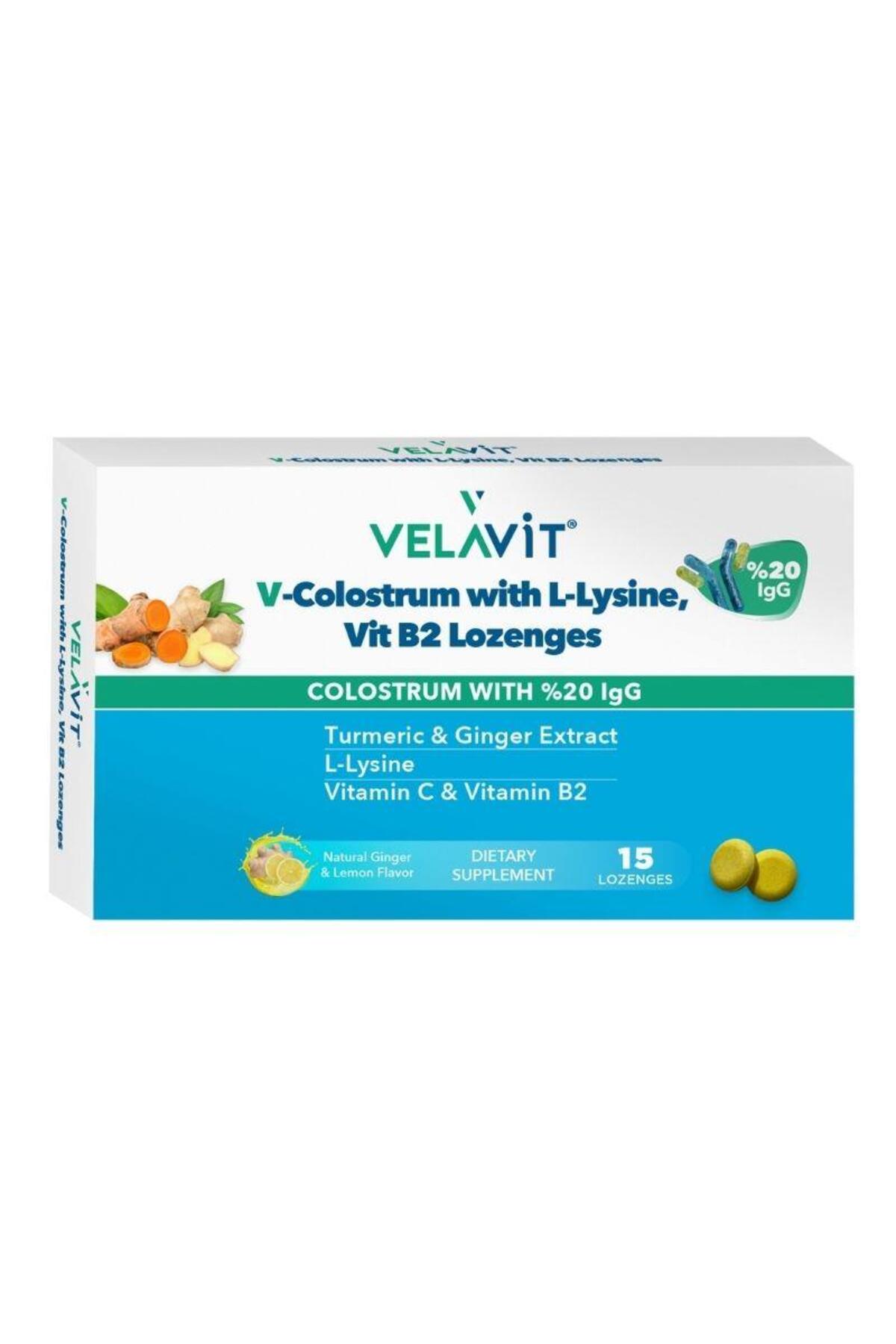 Velavit V-colostrum With L-lysine Vit B2 Lozenges 15 PastilFiyatı ...