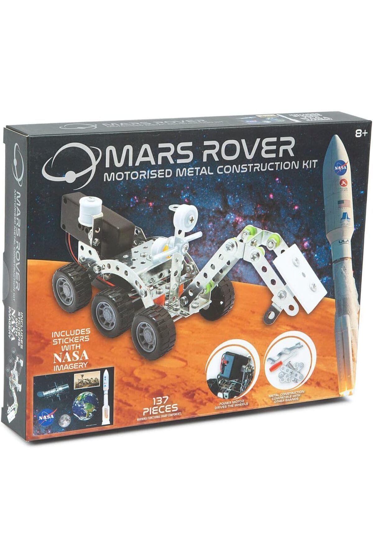 RMS NASA Motorlu Uzay Aracı Kiti Metal 137 Parça Bilim Oyuncağı ...