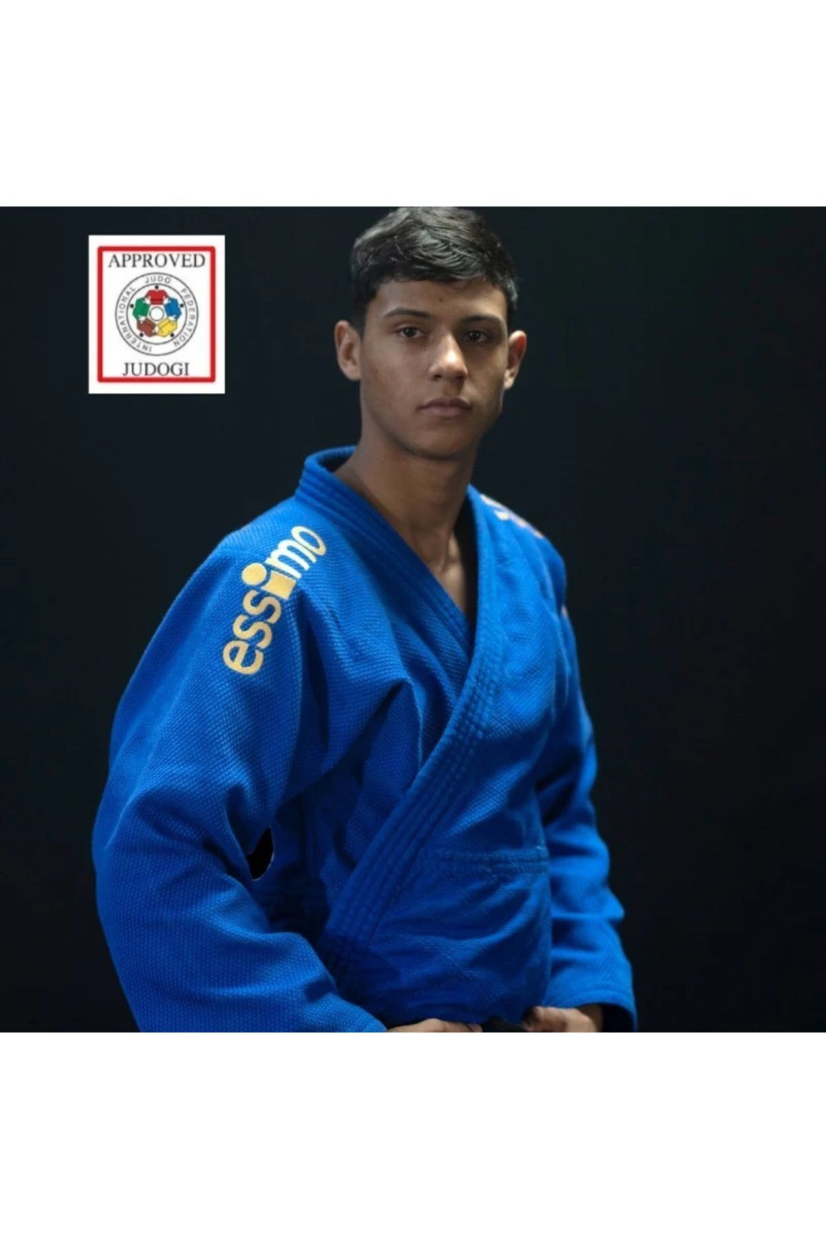 Essimo IJF Onaylı Gold Judo Elbisesi Mavi Judogi - Fiyatı, Yorumları