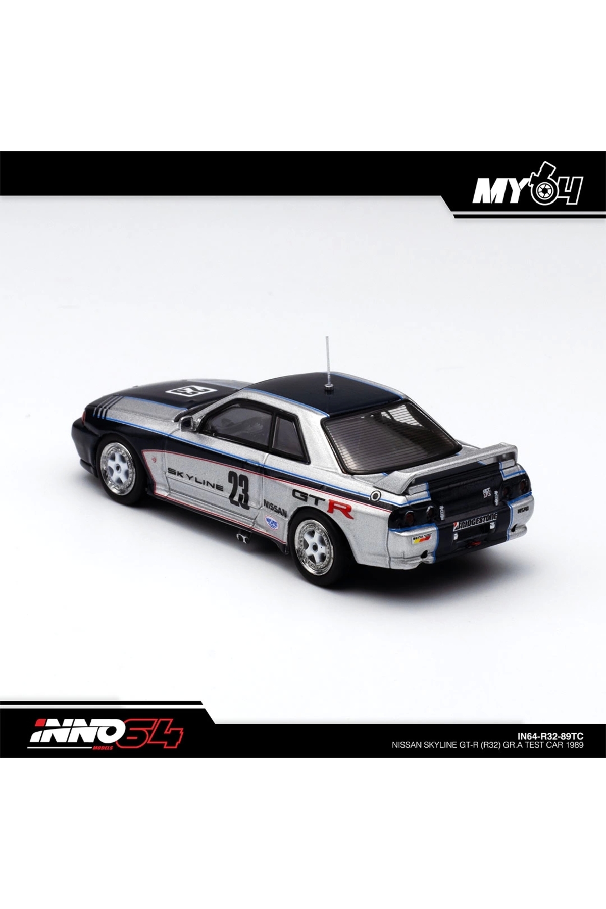 Inno 64 Models Inno 1/64 NISSAN SKYLINE GT-R (R32) Gr.A Test Car ...