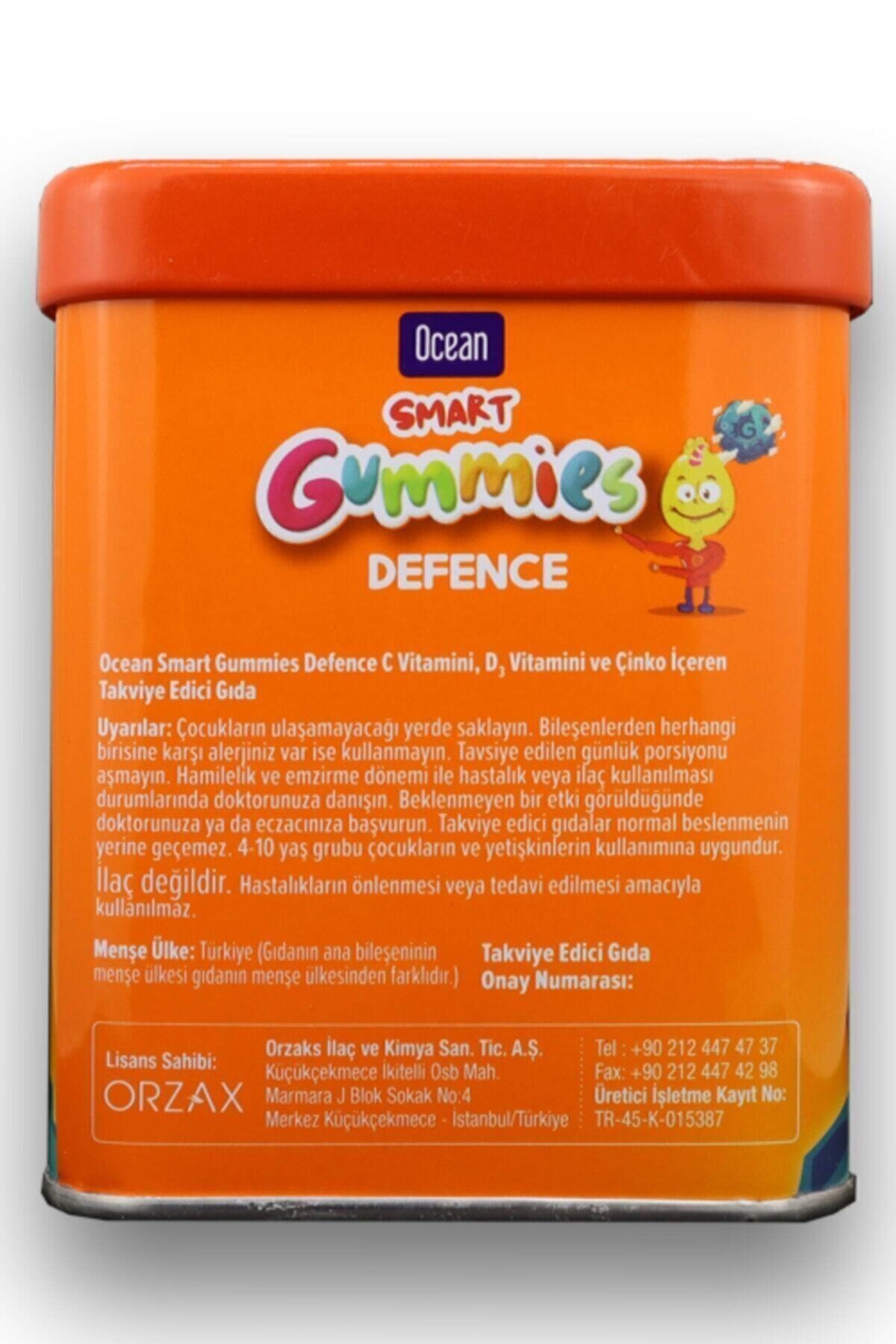 Orzax Ocean Smart Gummies Defence 64 Adet Çiğnenebilir Jel Form Fiyatı ...