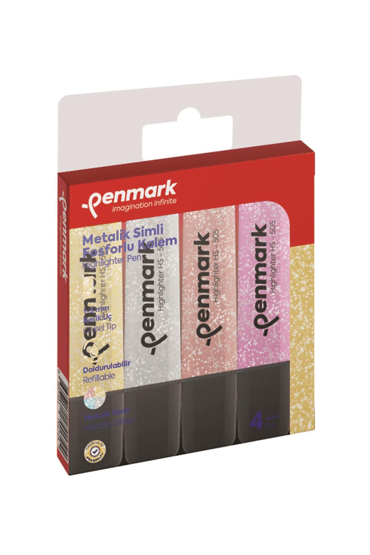 penmark Fosforlu Kalem 4 Lü Karışık Renk Simli Fosforlu Kalem Seti Fiyatı, Yorumları - Trendyol