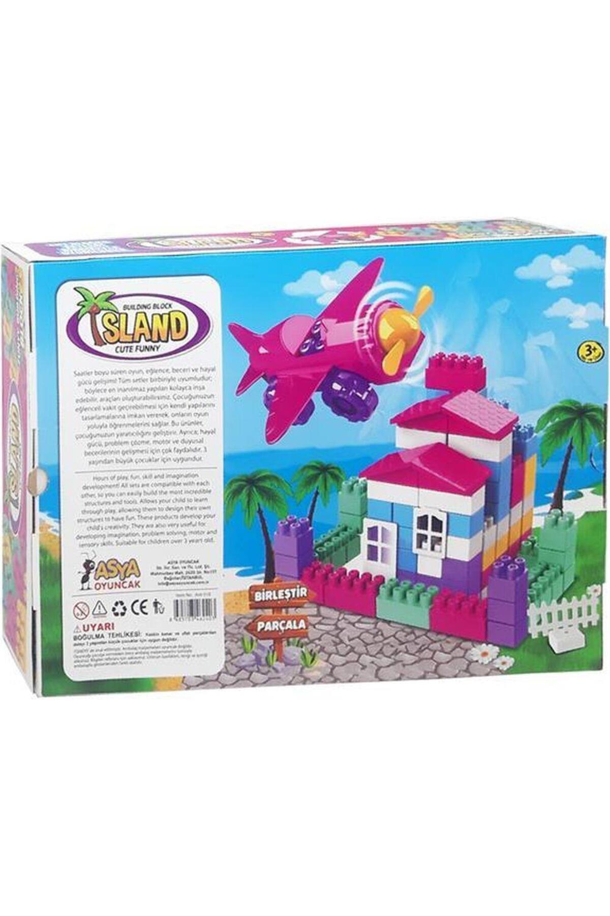 Genel Markalar ANT010 Ant Blocks İsland 100 Parça Eğitici Bloklar ...