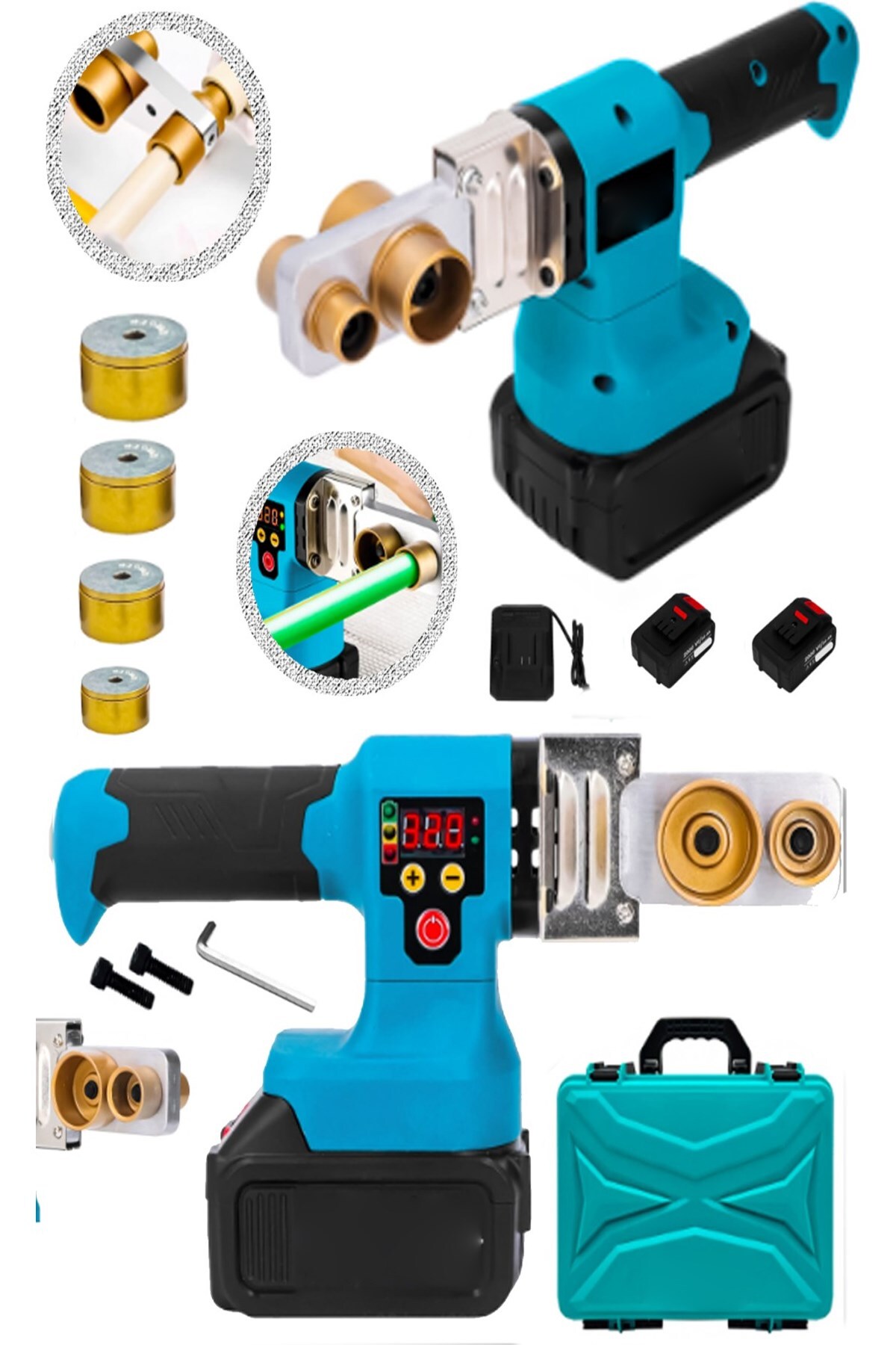 MoonTech Japan Seri 512 Vf Çift Akülü 320 Derece Prof Pprc Plastik Boru ...