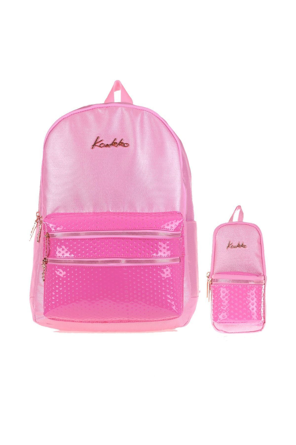 Kaukko 2 Li Set Magic Dreams Simli-pembe Sırt Çantası Ve Kalem Çantası ...