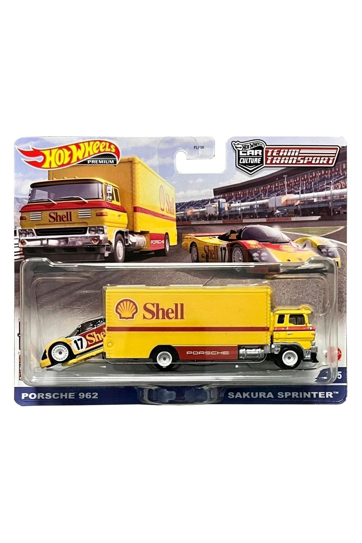 HOT WHEELS Porsche 962 Sakura Sprinter - Team Transport Premium ...