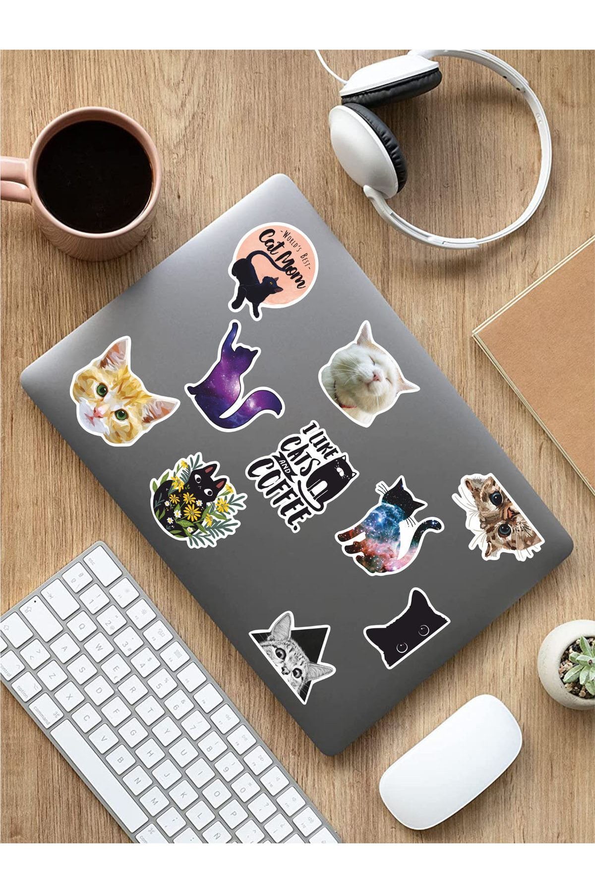 AR Sticker - Cats Temalı Laptop Notebook Tablet Sticker Set 2 Fiyatı ...