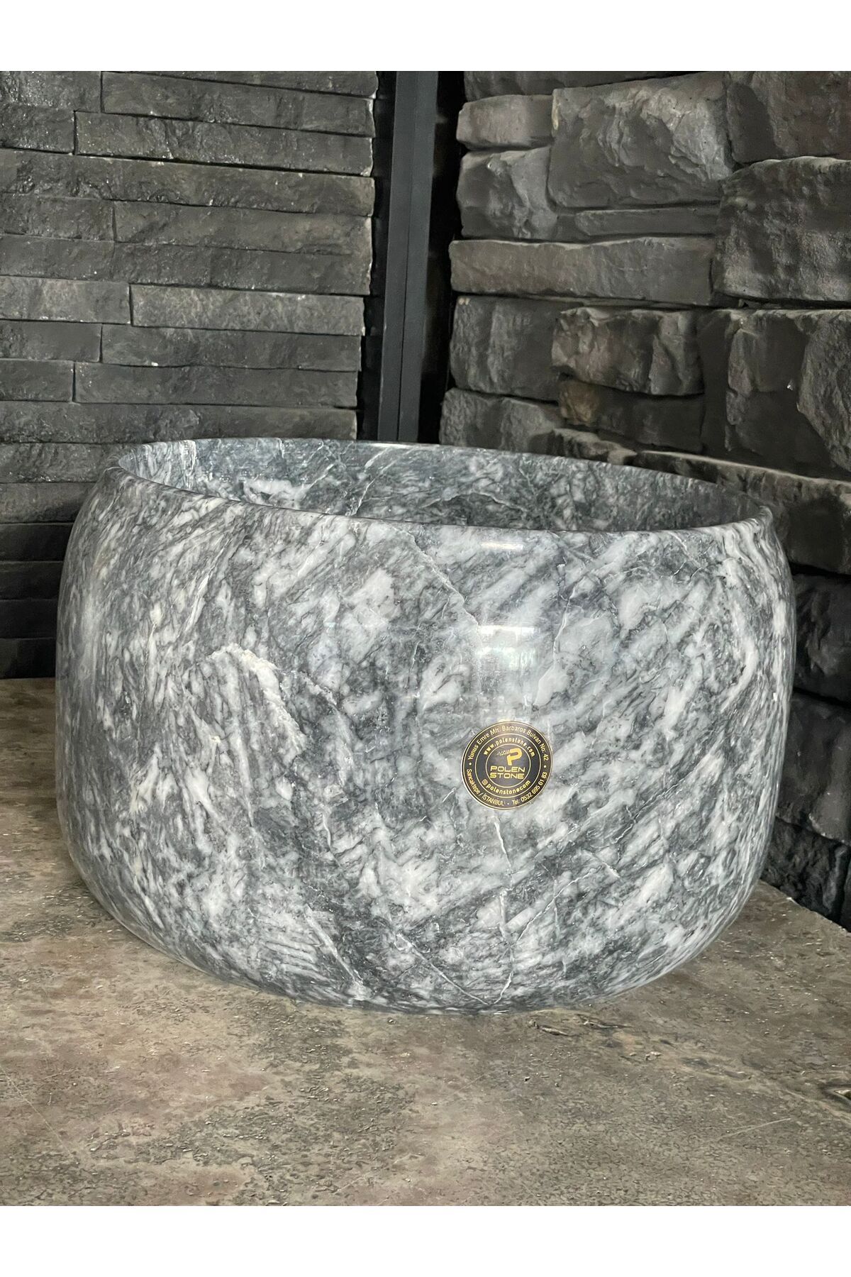 Polen Stone Antrasit Mermer Doğal Taş Kabak Model hamam kurnası Fiyatı ...