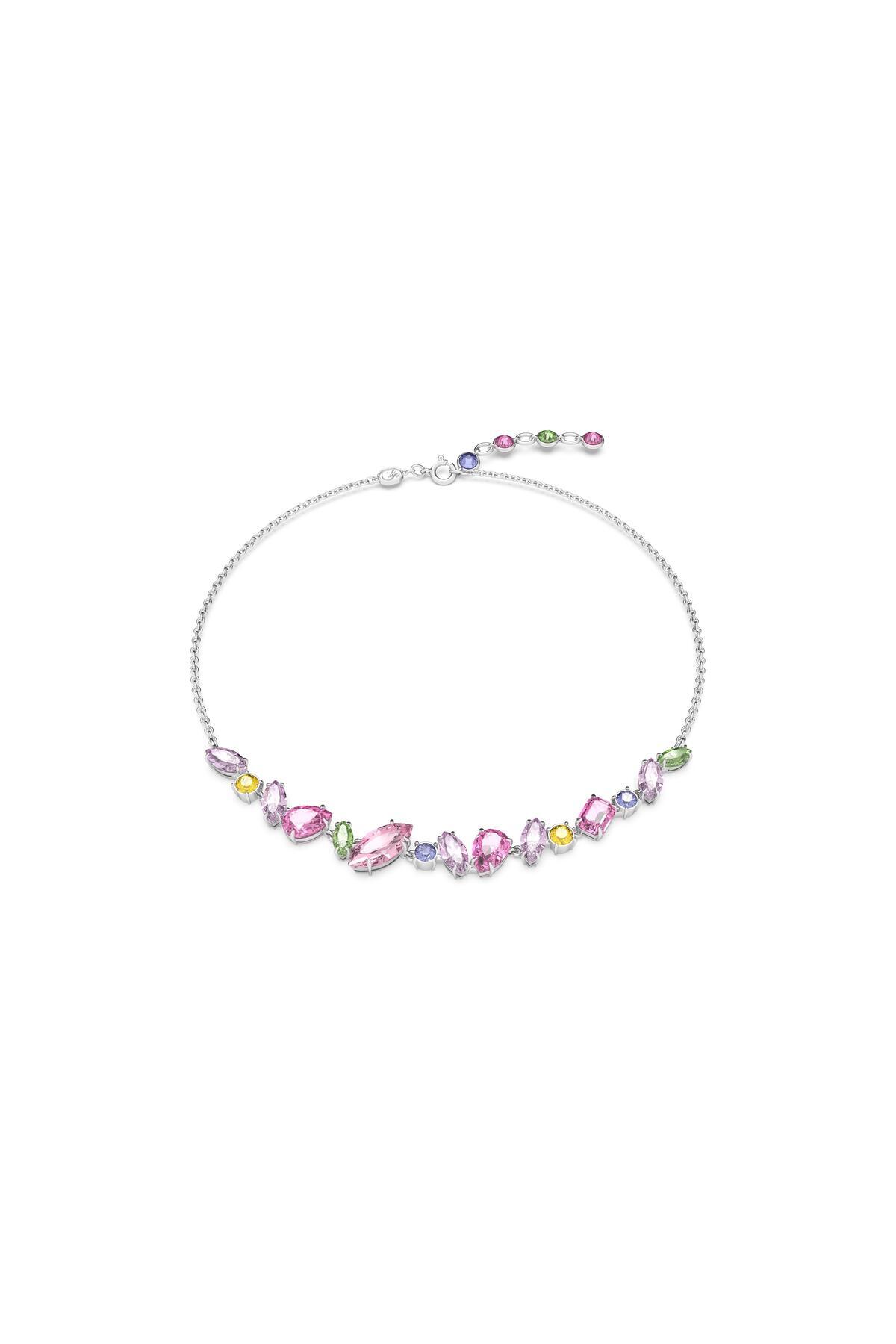 Swarovski 5658398 Kolye Gema:necklace Mini Frontal Pink/rhs - Fiyatı ...