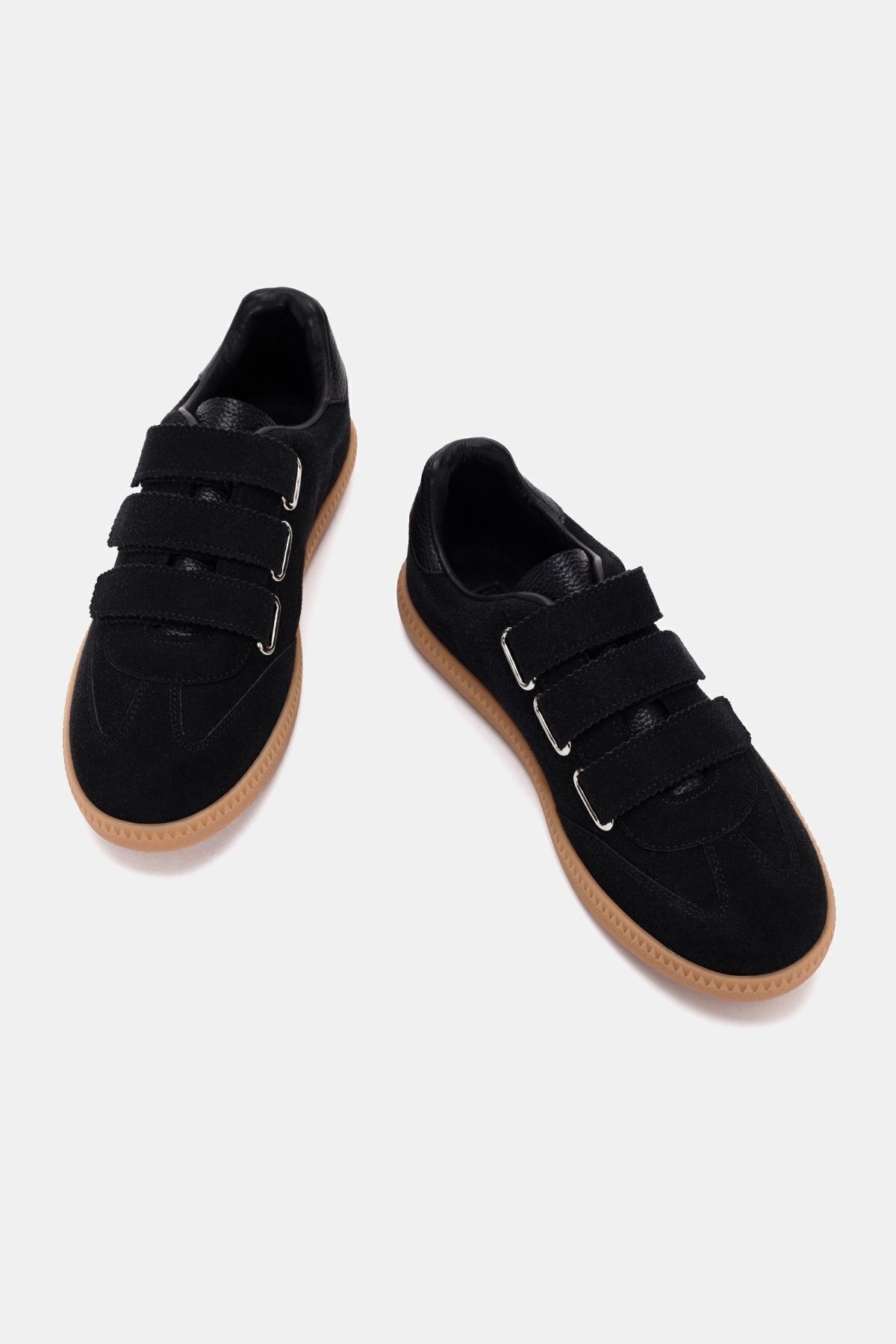 Bestyle Knola Kadın Siyah Gerçek Süet Deri Bantlı Sneaker - Fiyatı ...
