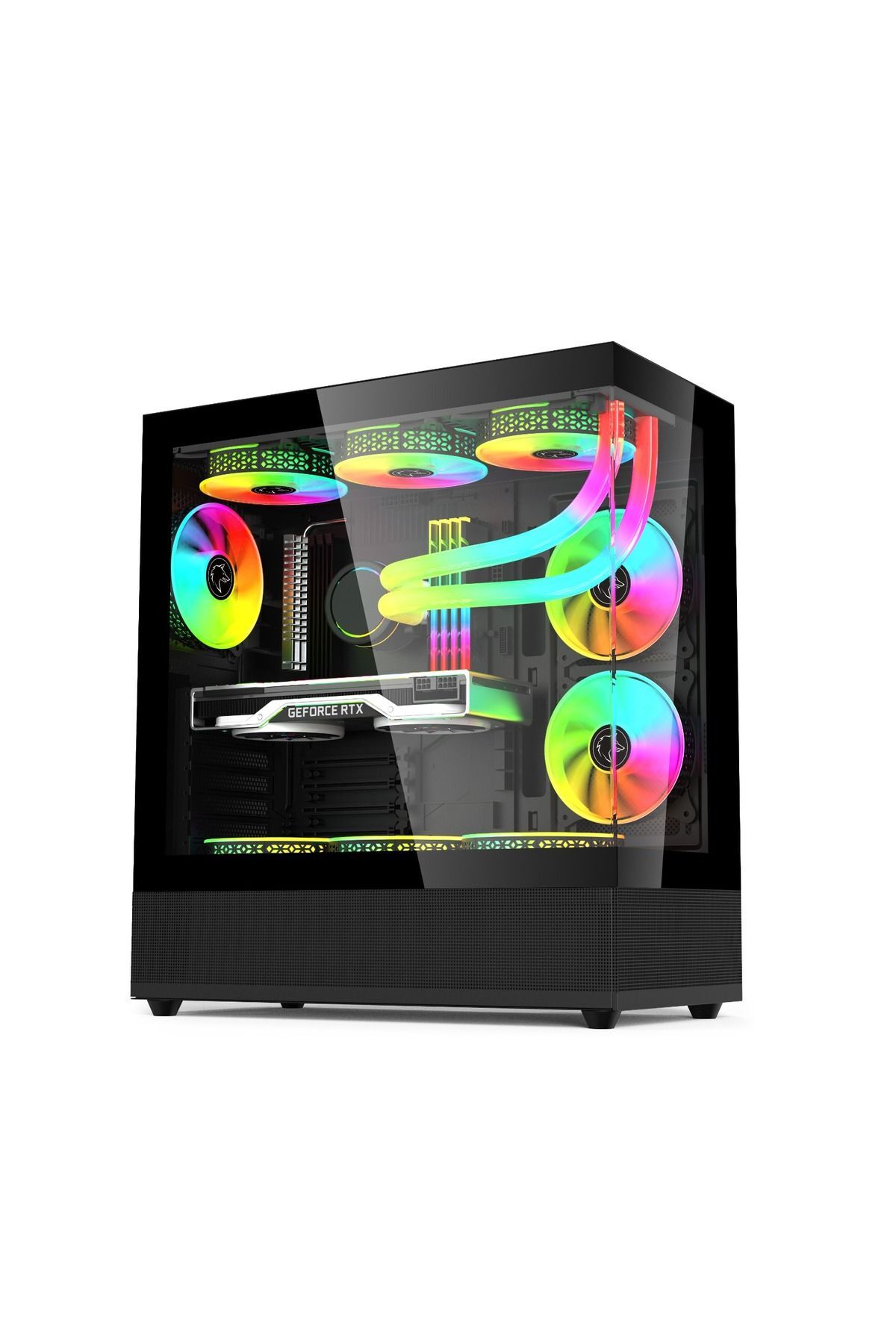 GAMETECH PHANTOM 6X120MM RGB FANLI TYPE-C GAMİNG OYUNCU BİLGİSAYAR ...
