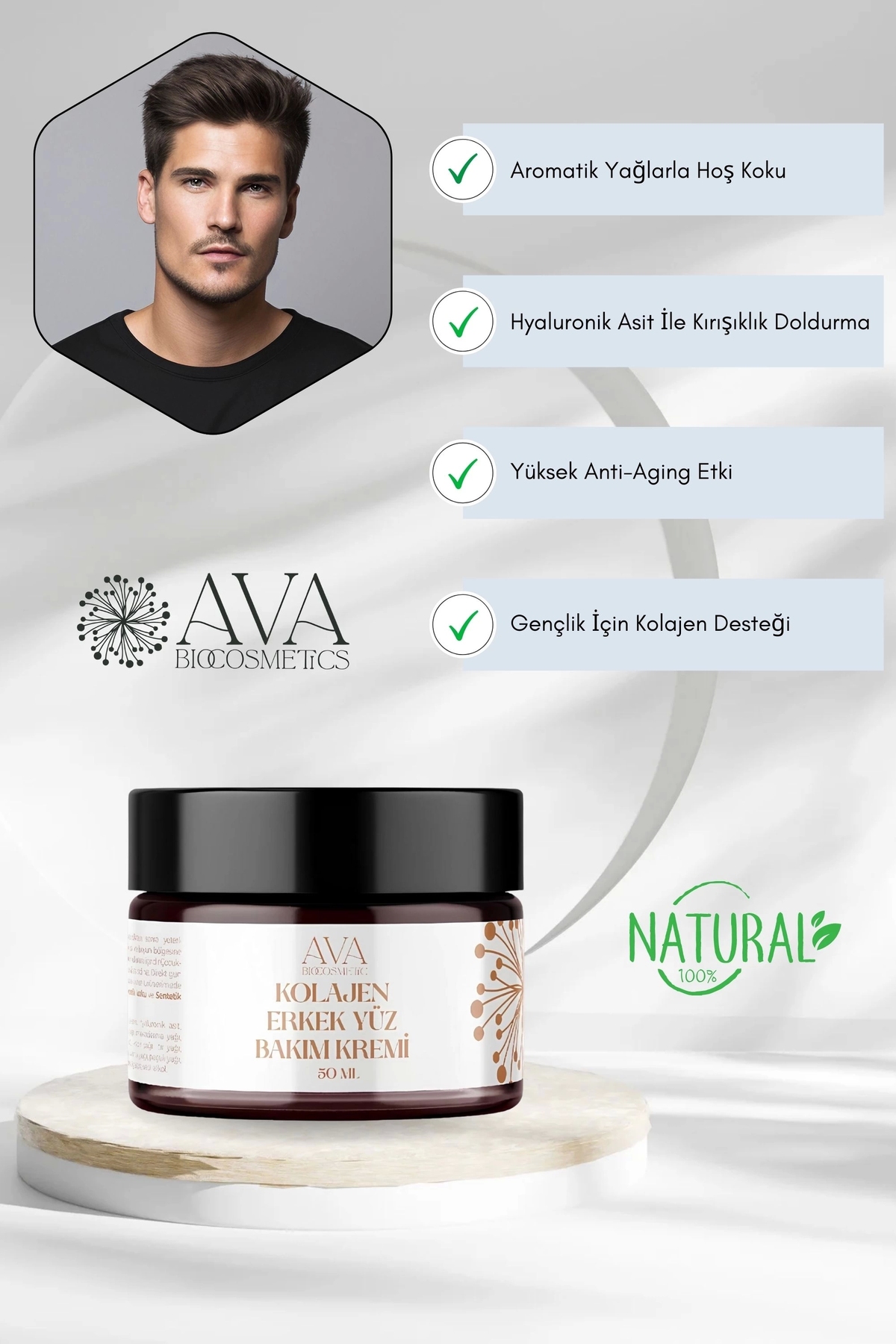 AvA Bio Cosmetics AvA Kolajen Erkek Bakım Kremi Fiyatı, Yorumları ...