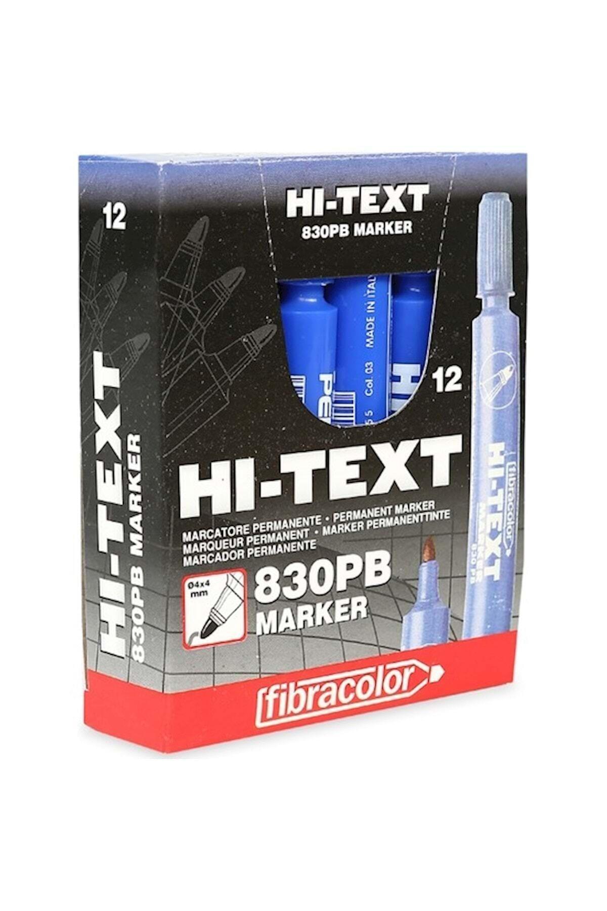 Genel Markalar Markör Kesik Uçlu Mavi 830pc Koli Kalemi 12 Li Paket ...