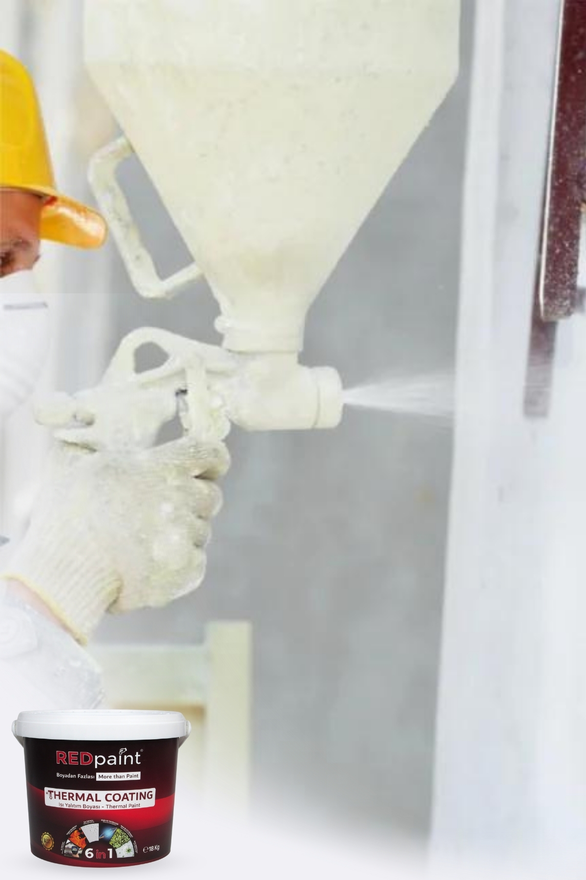 REDpaint Thermal Coating (THERMAL PAİNT–ISI YALITIM BOYASI) Iç, Dış ...