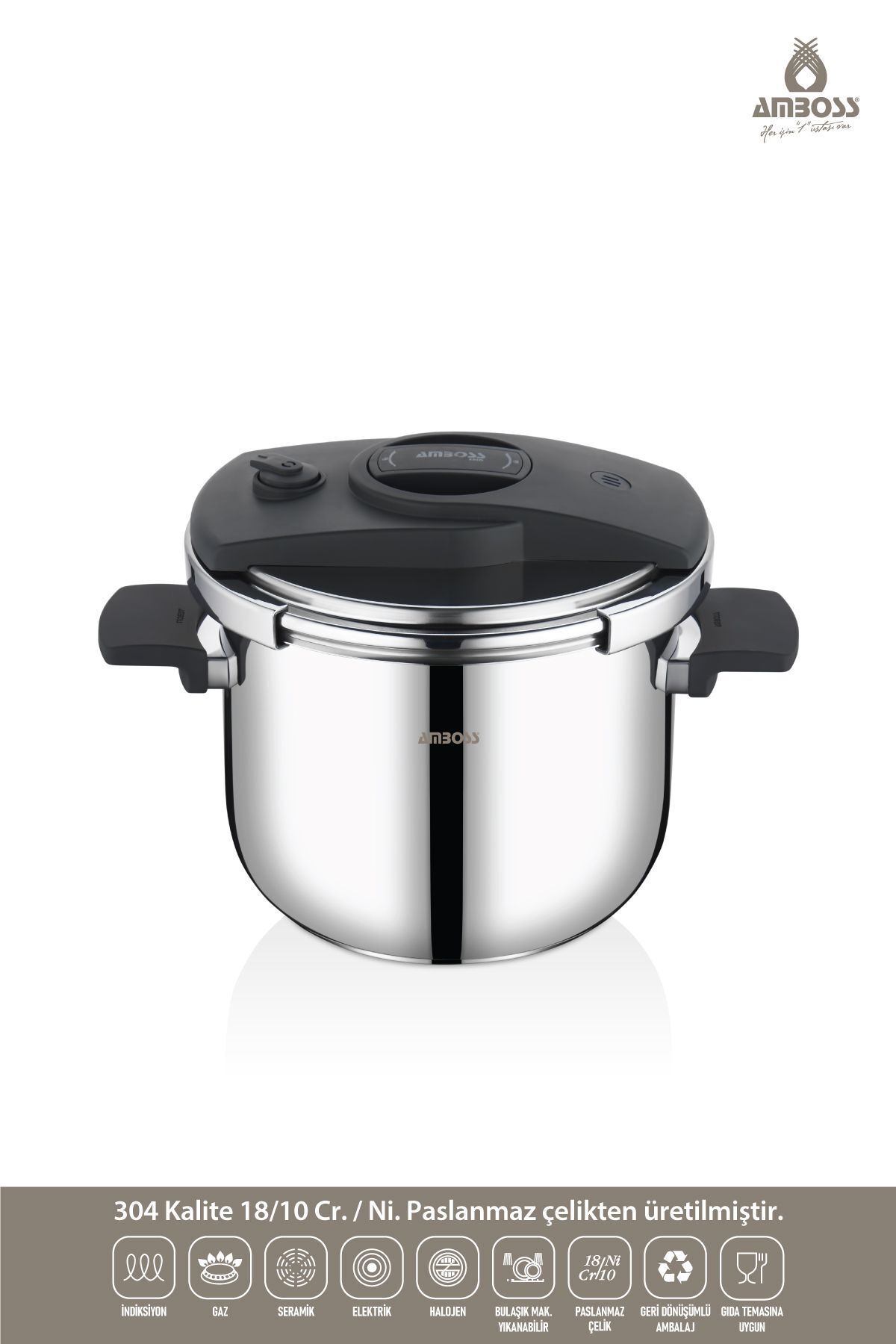Amboss Enio Plus 12 LT Matik Düdüklü Tencere - Fiyatı, Yorumları