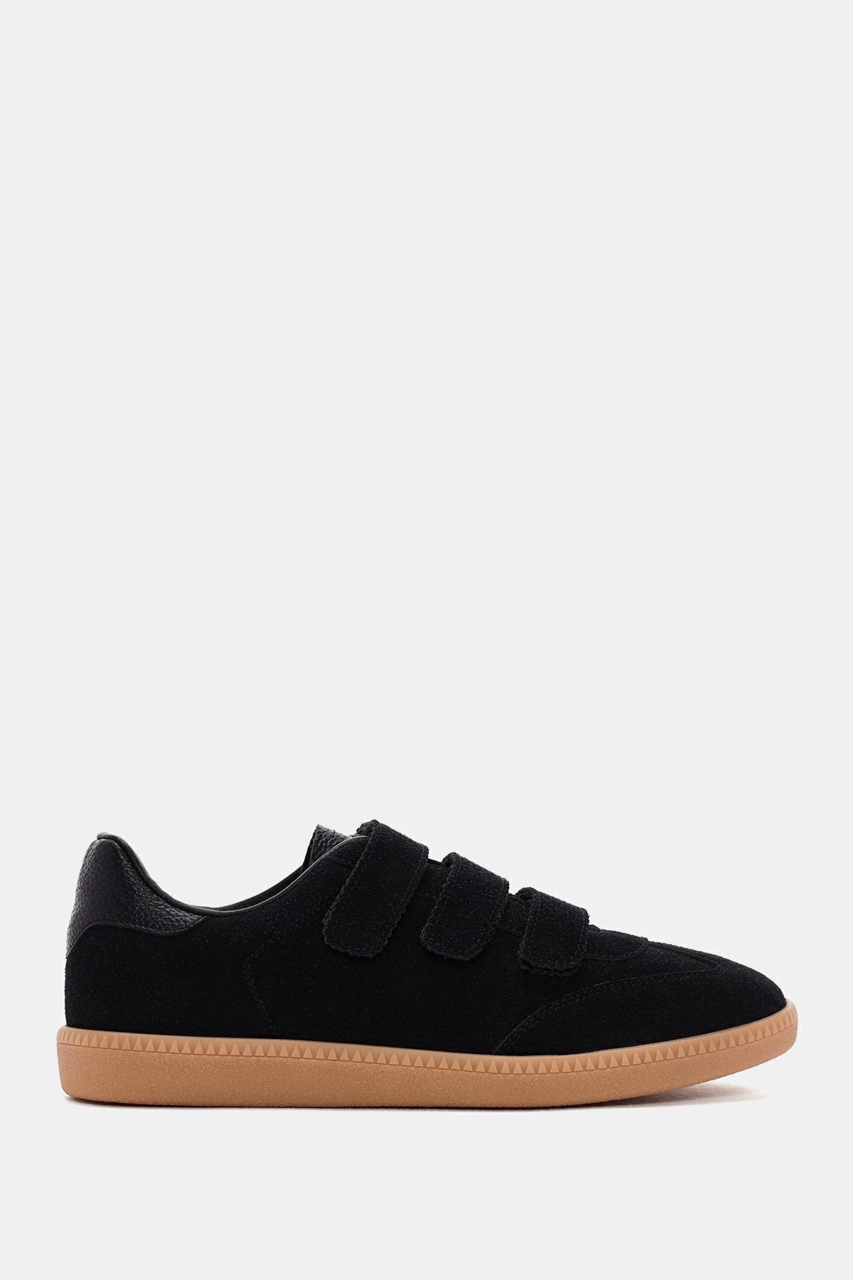 Bestyle Knola Kadın Siyah Gerçek Süet Deri Bantlı Sneaker - Fiyatı ...