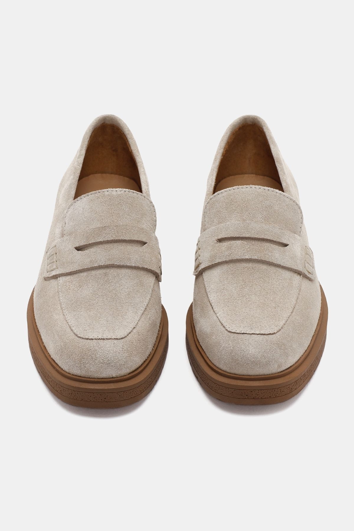 Bestyle Misty Kadın Bej Gerçek Deri Loafer Fiyatı, Yorumları - Trendyol