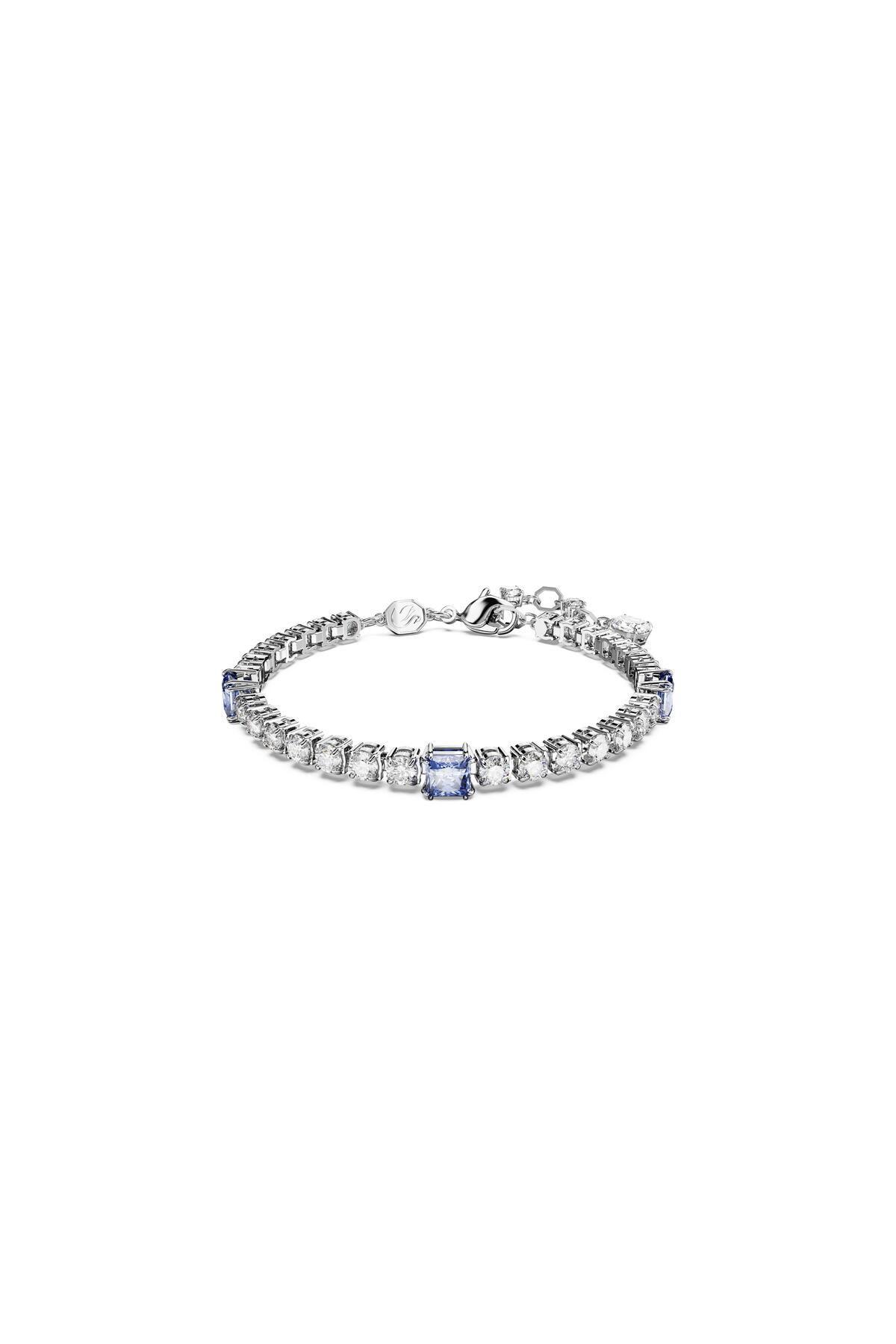 Swarovski 5666426 Swarovski Bilezik Matrix:Tb Blue Stones Blu/Rhs M ...