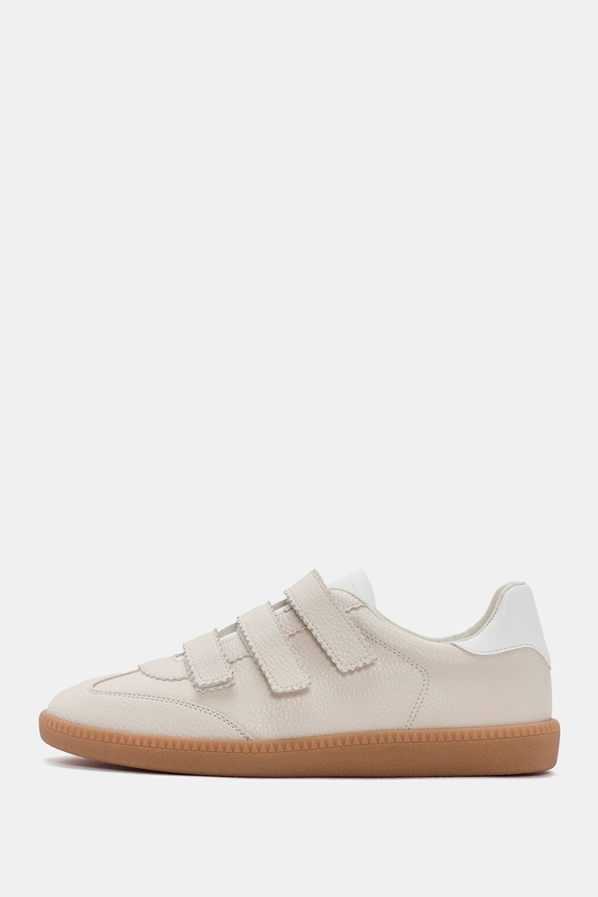 Bestyle Knola Kadın Bej Gerçek Süet Deri Bantlı Sneaker Fiyatı ...