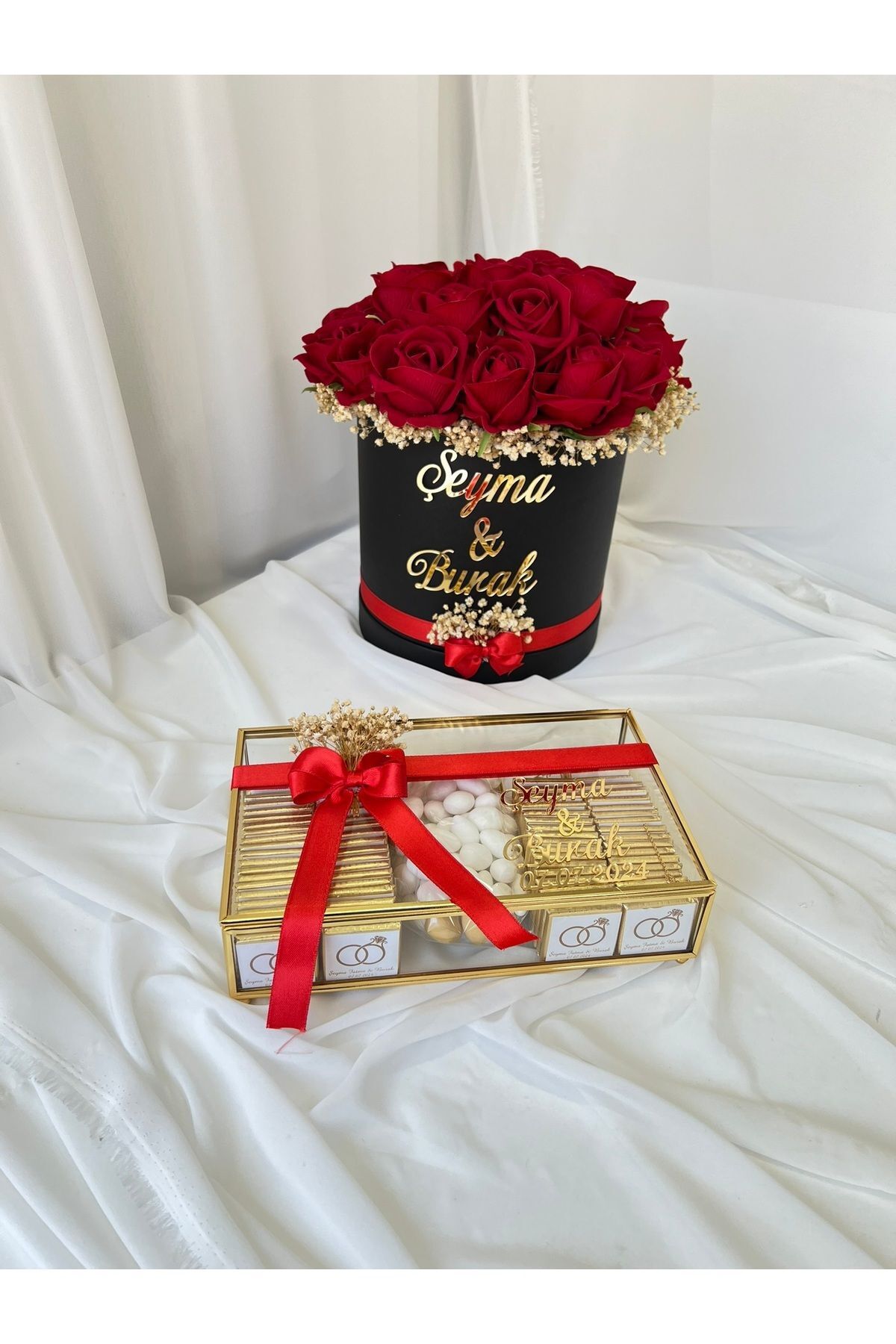 Femiksy Kız Isteme Çikolatası Isteme Çiçeği Söz, Nişan Makası Hediyeli ...