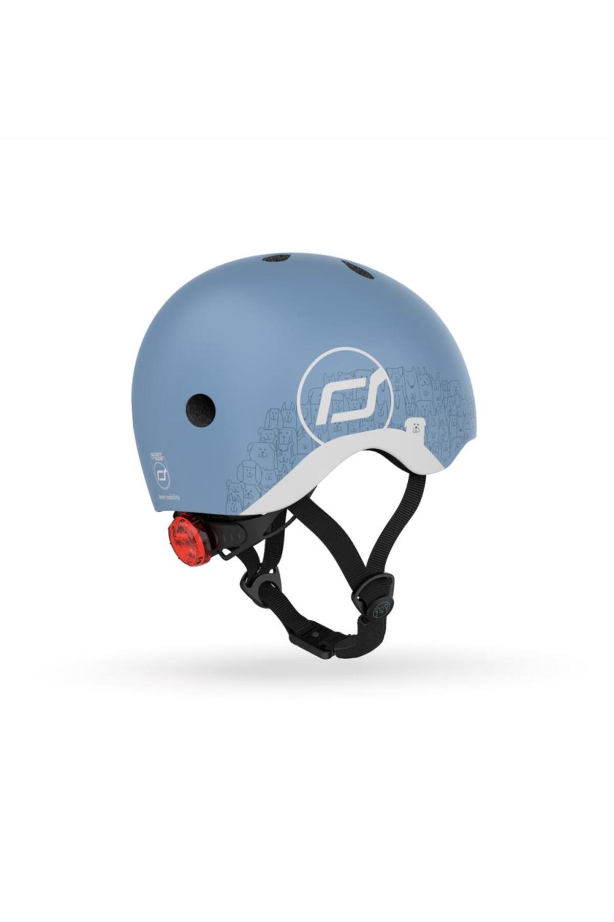SCOOT AND RIDE Helmet Reflective Bebek Kaskı Xxs-s Petrol Mavisi 181206 ...