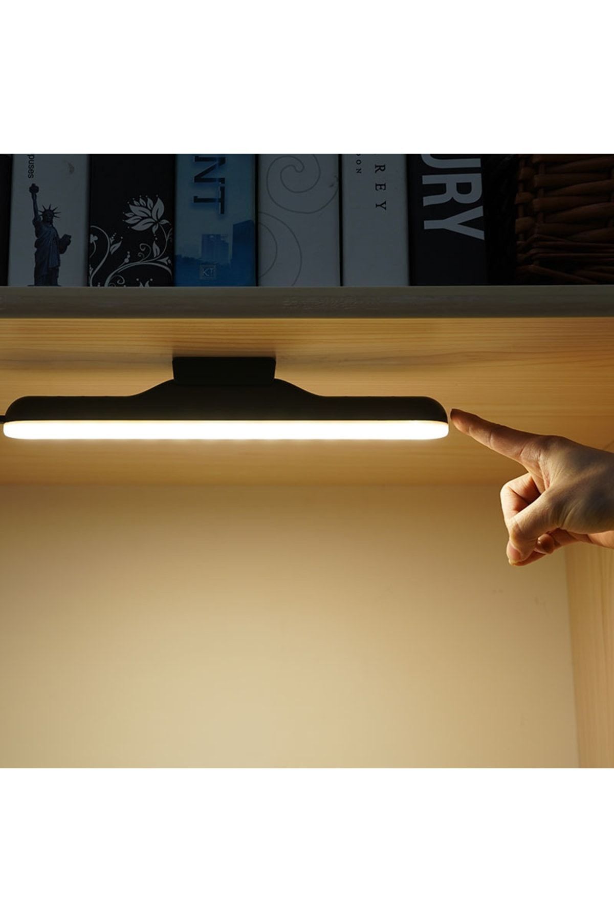 VoltLight Siyah Kasa - 3 Renk Şarjlı - Kolay Taşınabilir - Mıknatıslı Led Işık -kademeli ...