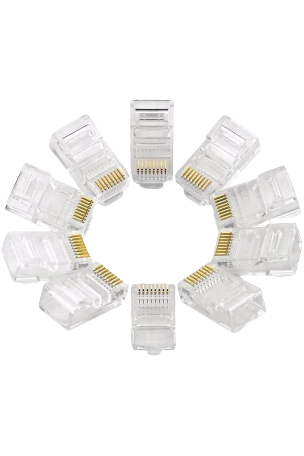 Rose Yeni Rj45 Cat5 Cat6 Ethernet Internet Kablo Soketi Konnektörü Rj45 ...