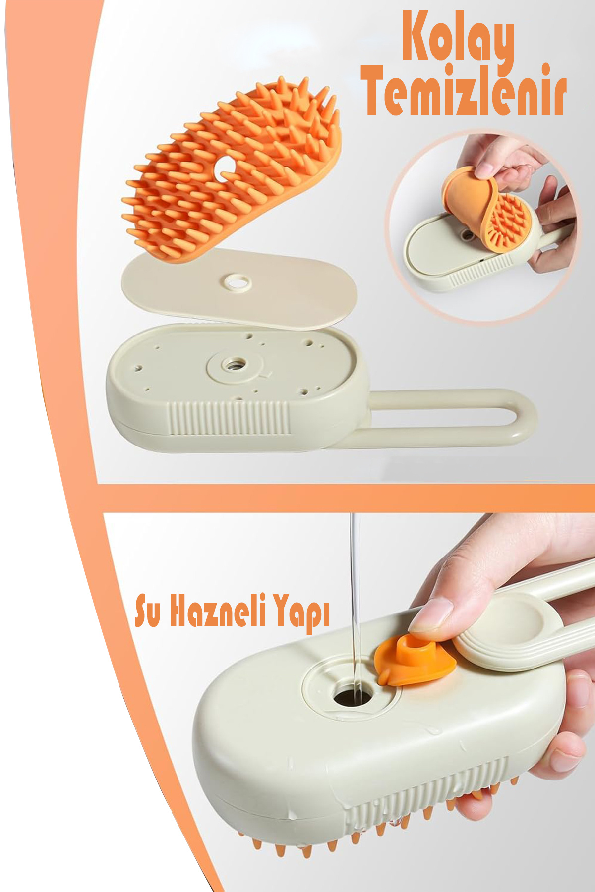 Efege Buharlı Kedi Tarağı Tüy Toplama Oyuncağı Pet Shop Kedi Köpek ...
