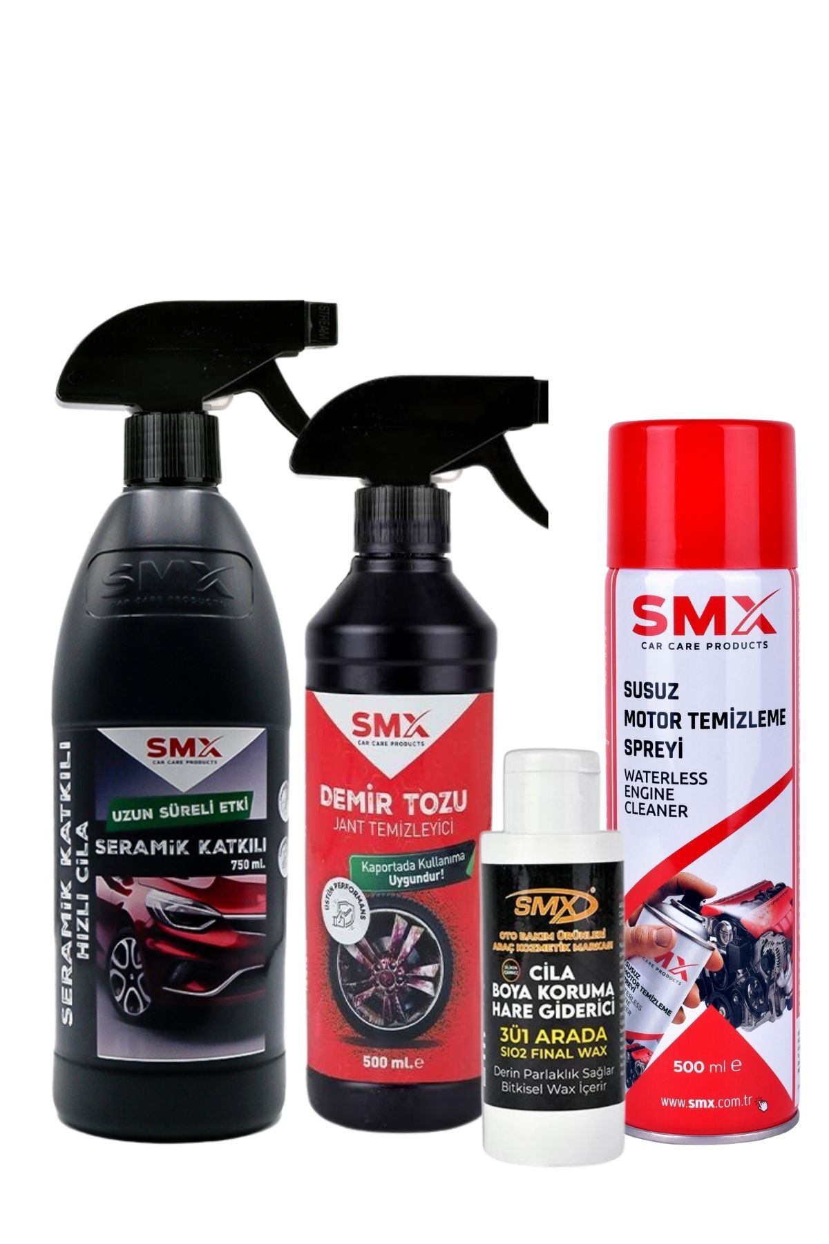 SMX Demir Tozu & Jant Temizleyici + Seramik Katkılı Hızlı ve Pratik ...