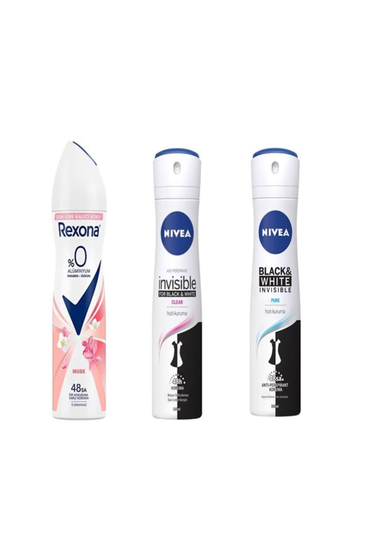 Rexona Musk Deodorant + pure + clear Fiyatı, Yorumları - Trendyol