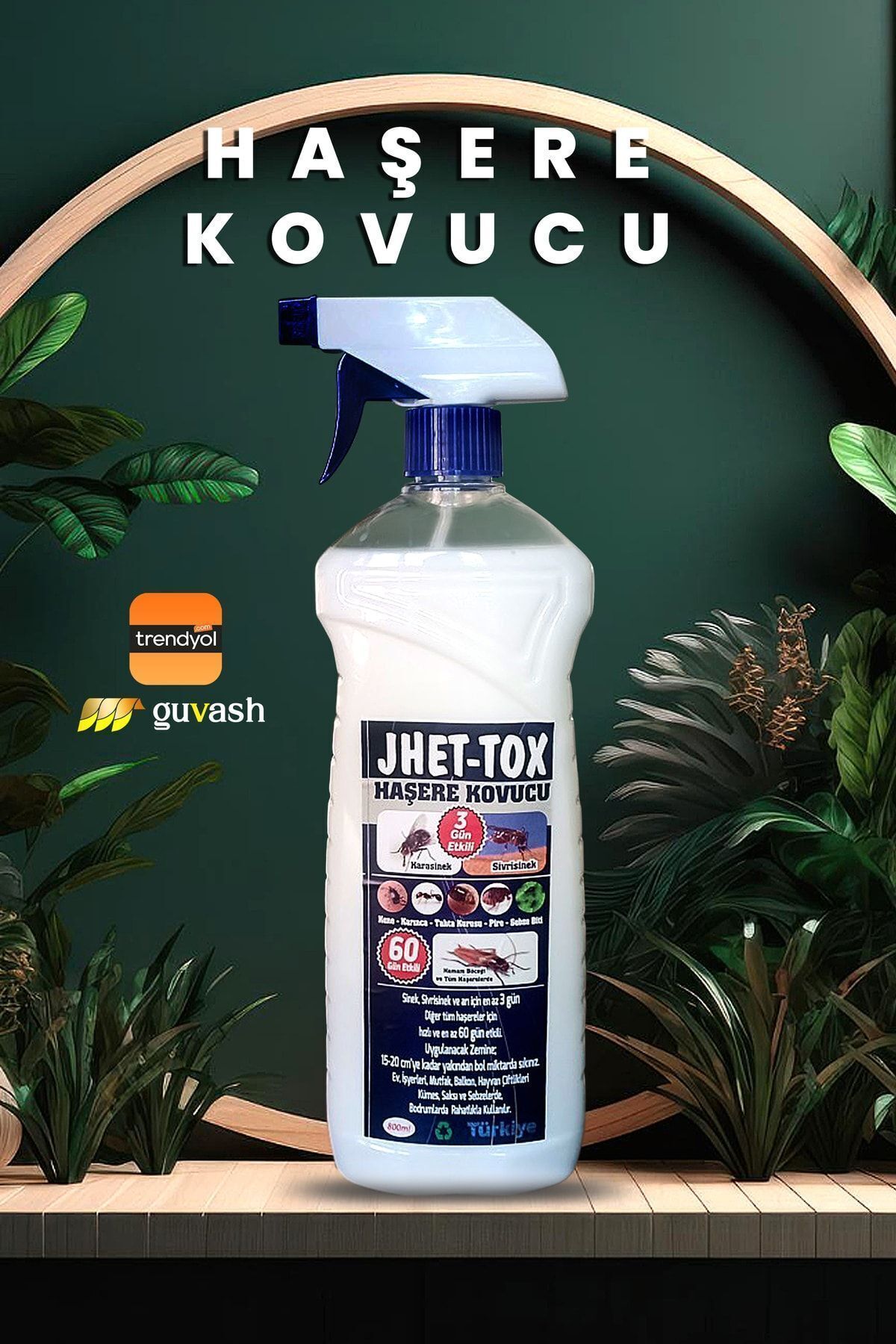 Genel Markalar Jhet-tox Haşere Kovucu 3 Adet (3X800ML) - Fiyatı, Yorumları