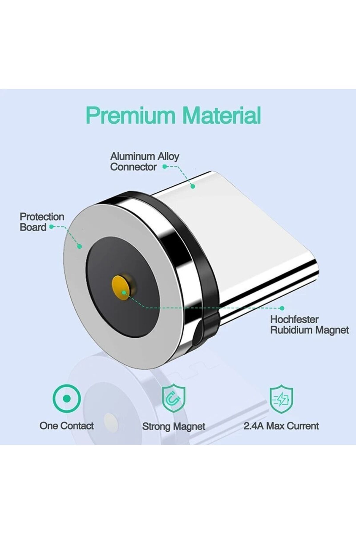 ZUIDID Manyetik Mıknatıslı Şarj Kablosu Ucu - Tpye C (5 Adet) Fiyatı ...