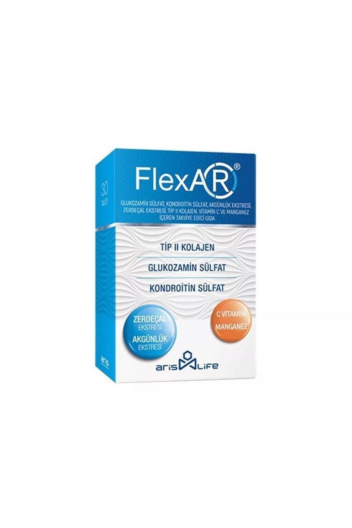 aris life Flexar Tip 2 Kolajen C Vitamini Manganez Takviye Edici Gıda ...