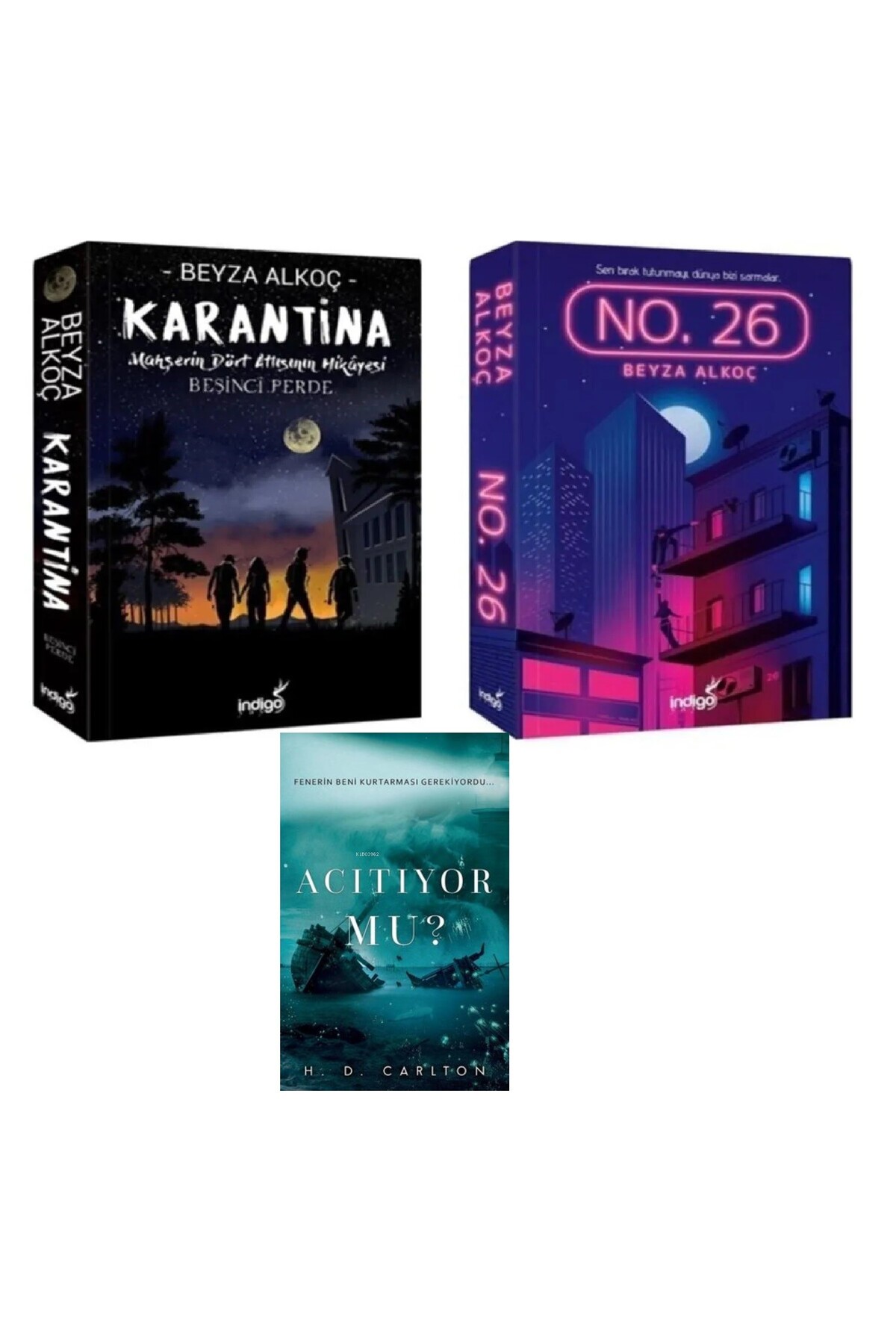 İndigo Kitap İNDİGO YAYINLARI Karantina Beşinci Perde No.26 (2 Lİ CİLTSİZ SET)ACITIYOR MU? YEŞİL ...
