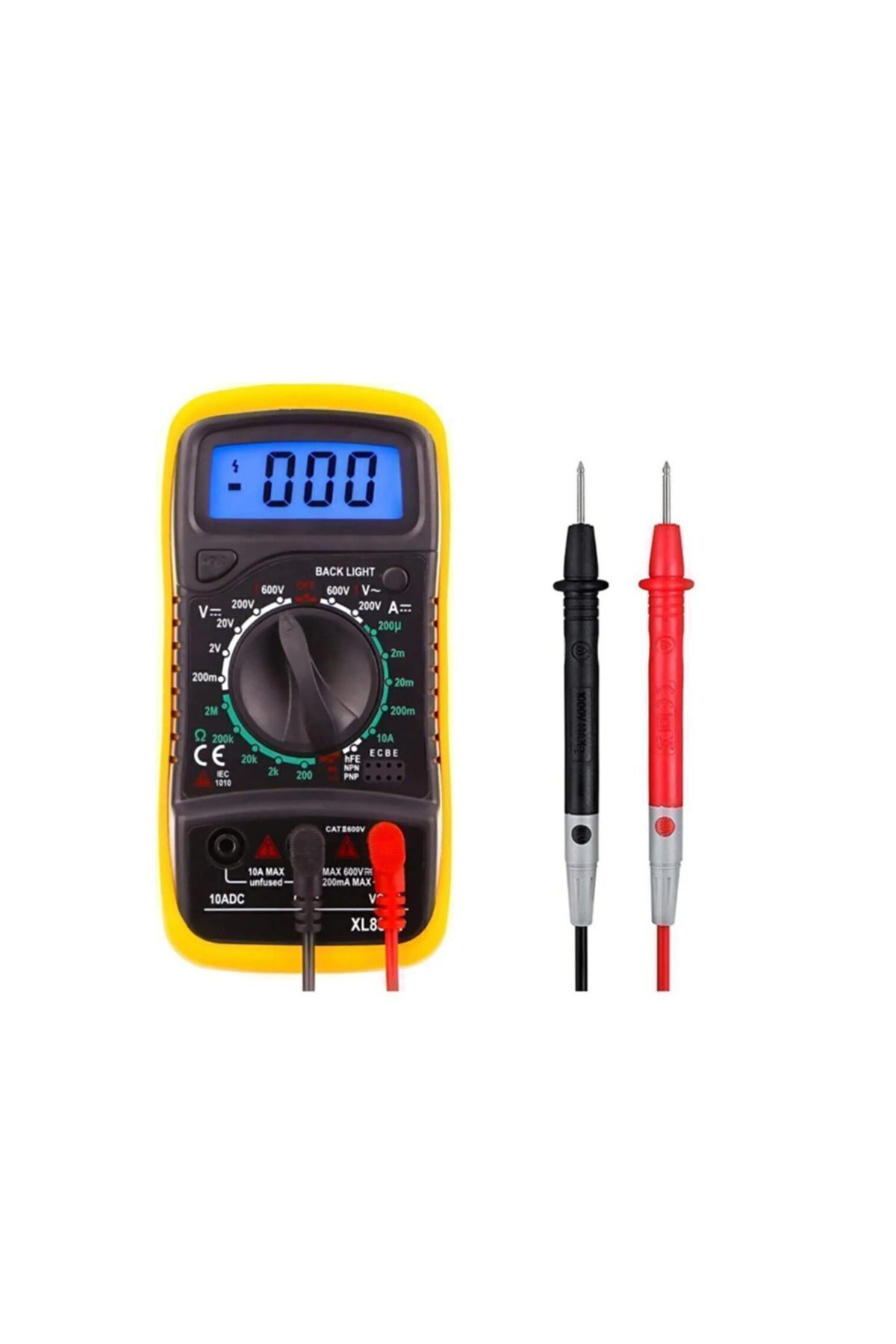 Unichrome Xl830l Dijital Multimetre Ölçü Aleti Volt Amper Ölçer Pil ...