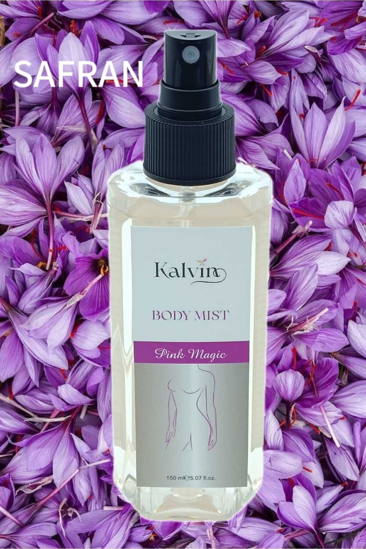 Kalvin ,BODY MIST, Pink Magic, Safran Özlü Fragrance, 150ml. Vücut ...