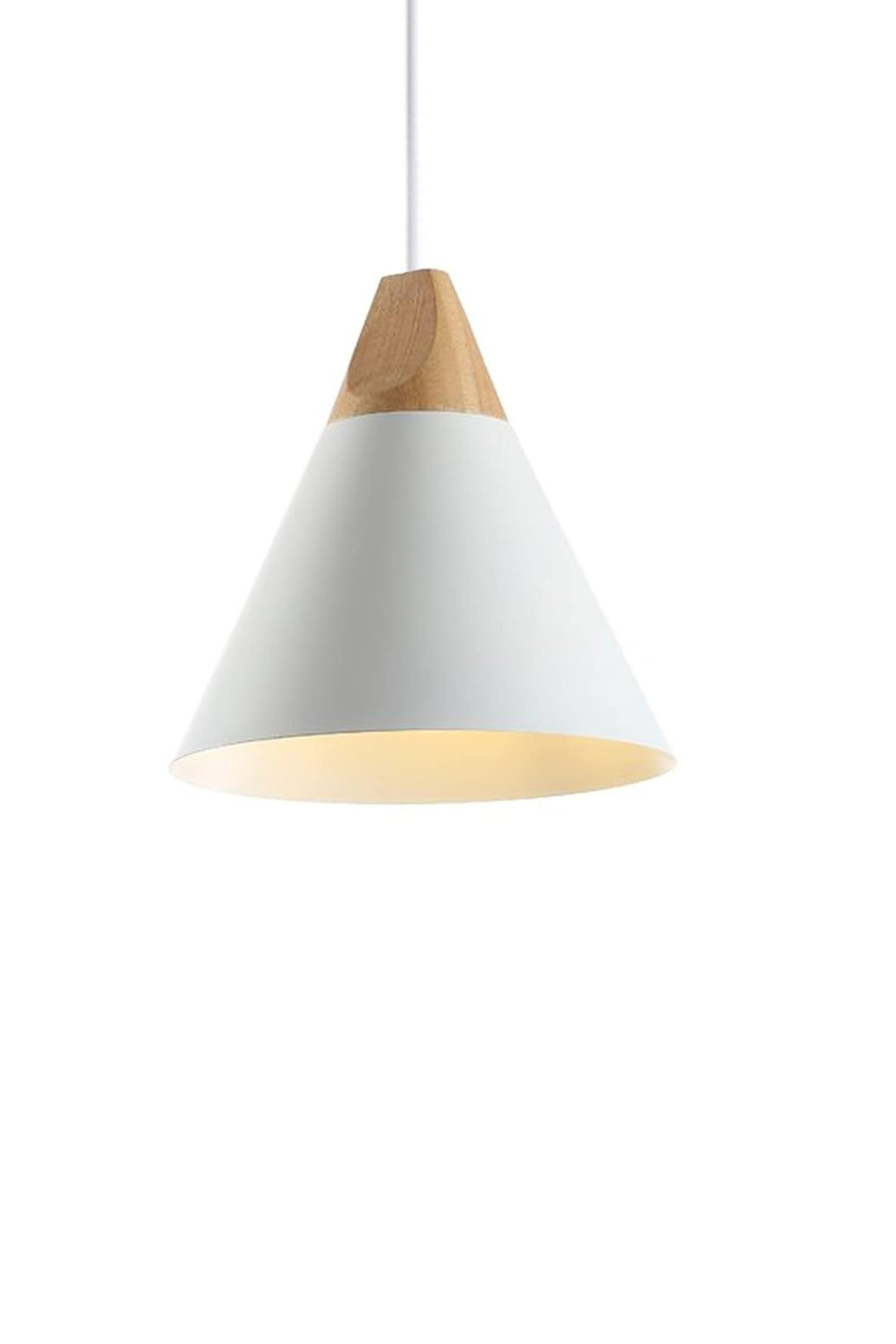 Vinner Nordic Oslo Tekli Sarkıt Ahşap Detaylı Avize Sarkıt Salon Mutfak ...