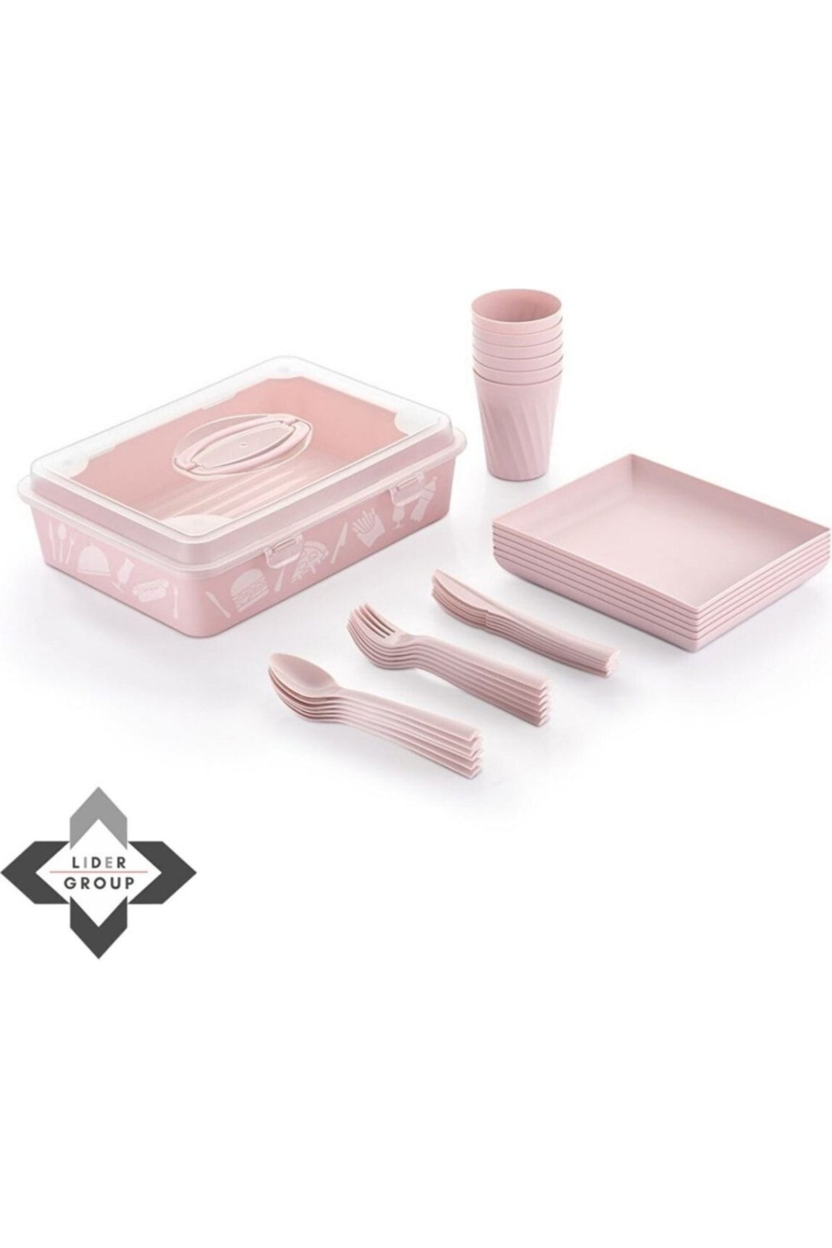 DEMPA 32 Parça 6 Kişilik Çantalı Magic Piknik Seti Piknikseti - Fiyatı ...