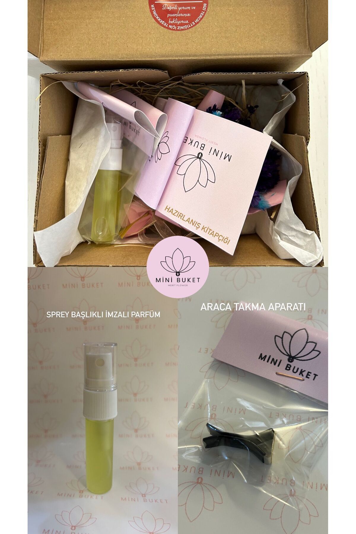 Merit Flower Mini Buket Yeni Nesil Araba Kokusu Pembe - Fiyatı, Yorumları