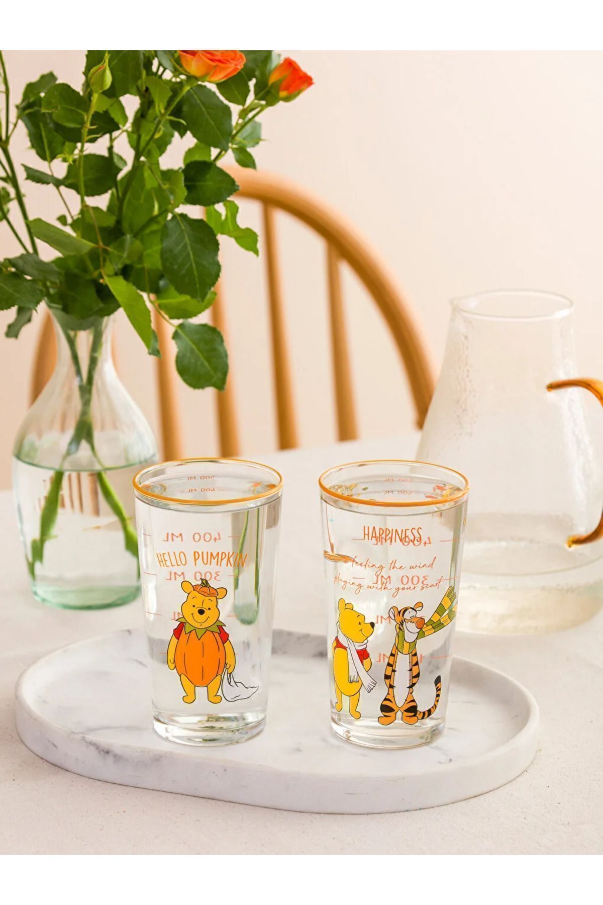 LC Waikiki LCW HOME Winnie The Pooh Baskılı Cam Bardak 2'li 570 Ml ...