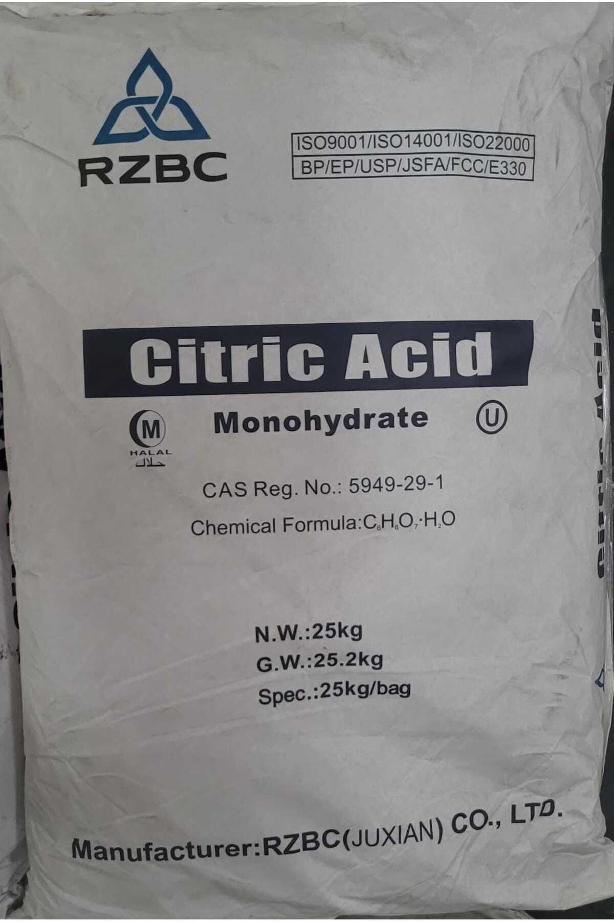 WEİFANG Limon Tuzu Sitrik Asit (RZBC) 1 Kg - Fiyatı, Yorumları