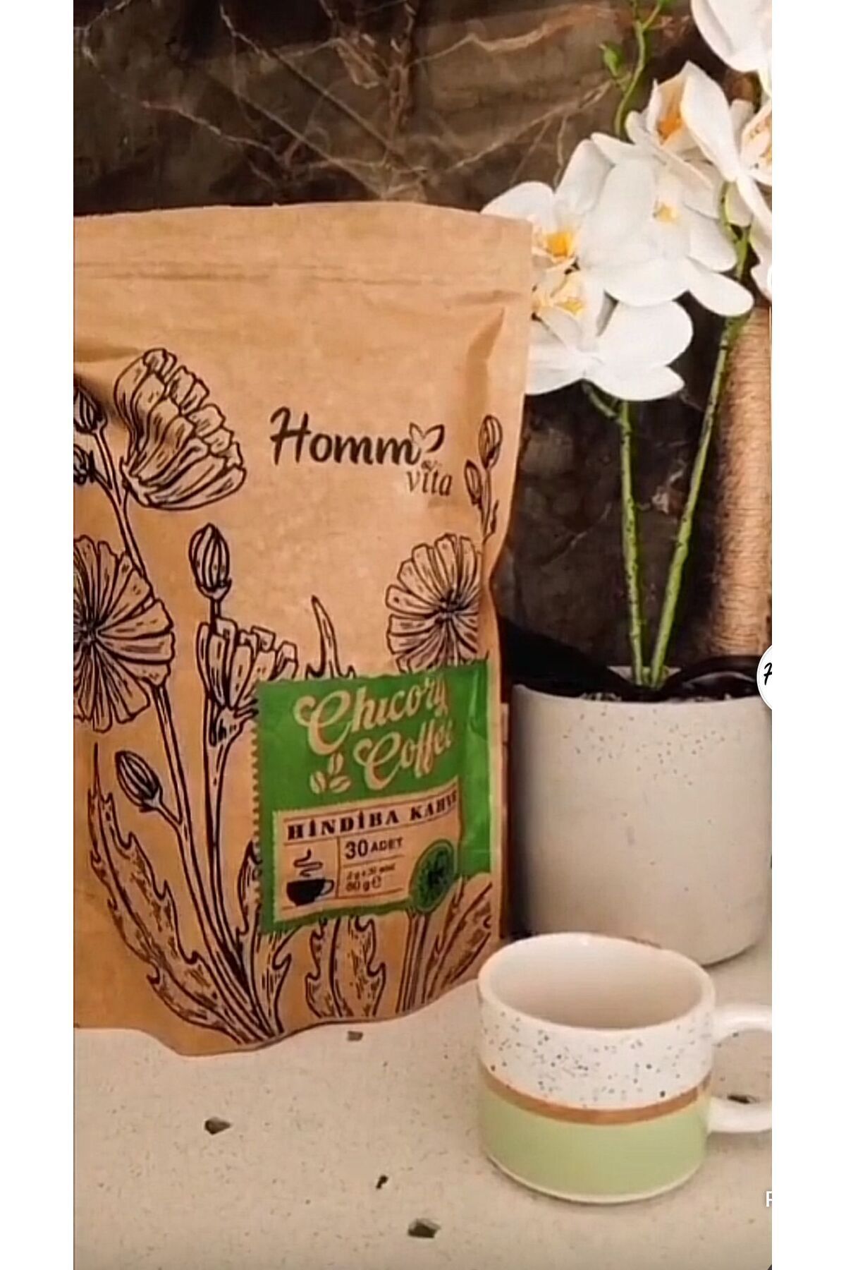 Homm Life HOMM VITA HİNDİBA KAHVE 30 ADET 60GR Fiyatı, Yorumları - Trendyol