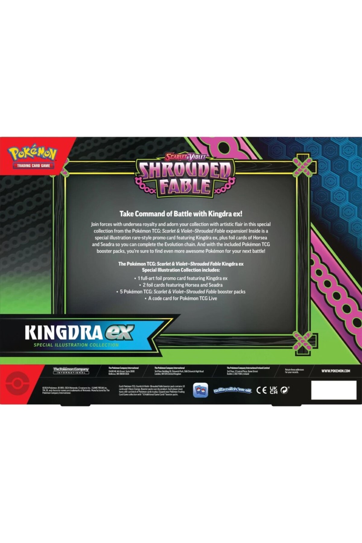 Pokemon Company Pokemon Trading Card Game Scarlet and Violet Shrouded ...