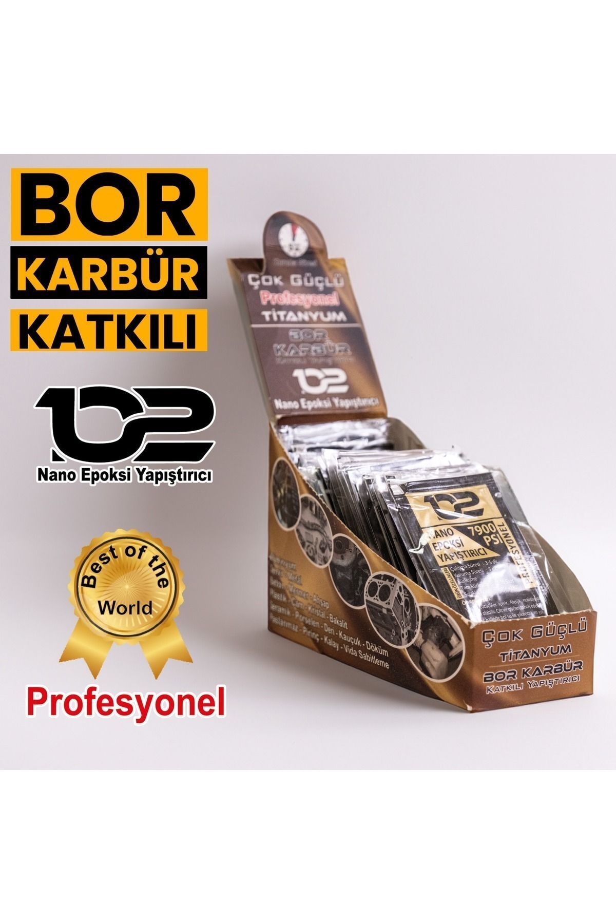 DOLUBRAND 102 Nano Epoksi Metal-plastik- Cam-taş Çok Güçlü Yapıştırıcı ...